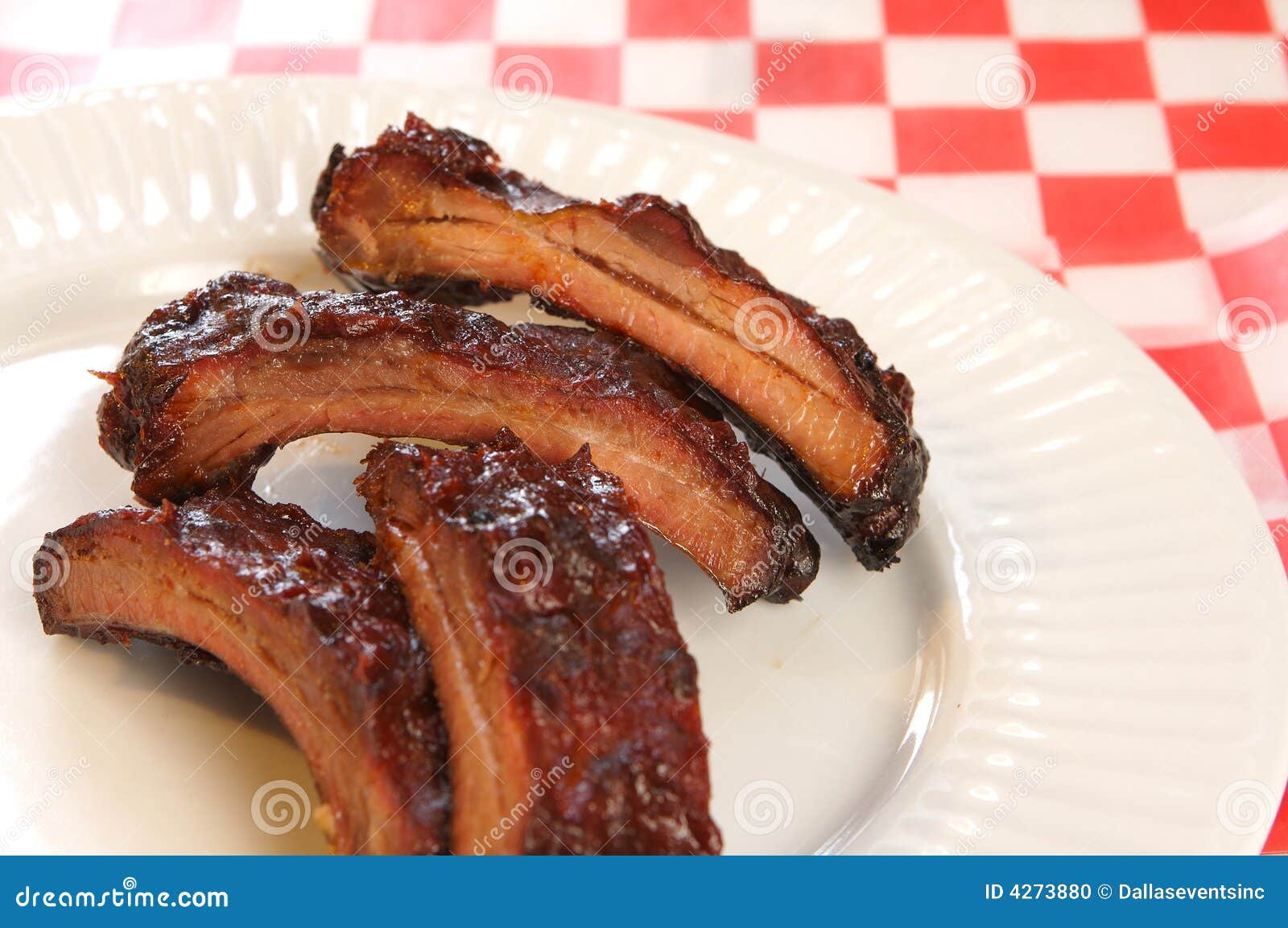 Barbeque ribs stock photo. Image of back, bones, charred - 4273880