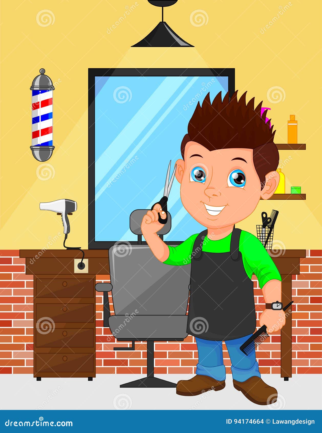 Cartoon Barber Cartoon Vector | CartoonDealer.com #17522399 Cartoon Barber Cartoon Vector | CartoonDealer.com #17522399