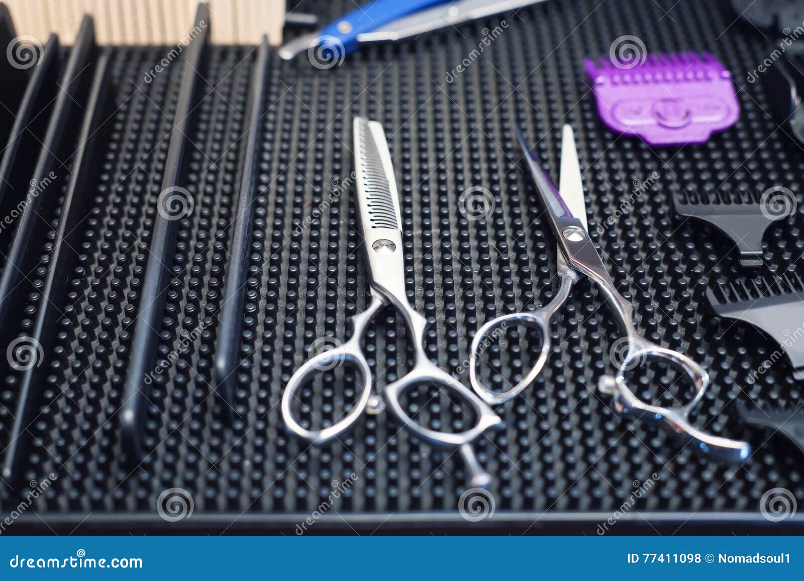 Barber s accessories stock photo. Image of hairstyle - 77411098