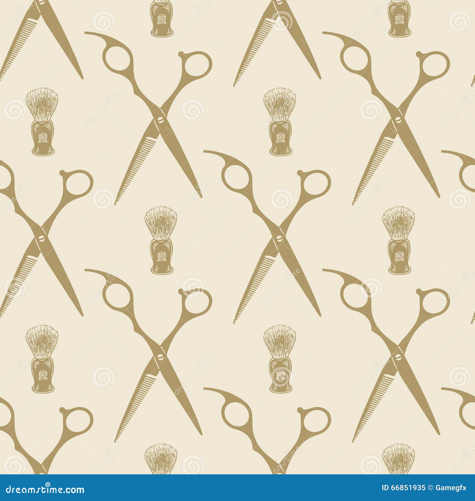 Barber Scissors With Comber With Chart Royalty-Free Stock Image ...