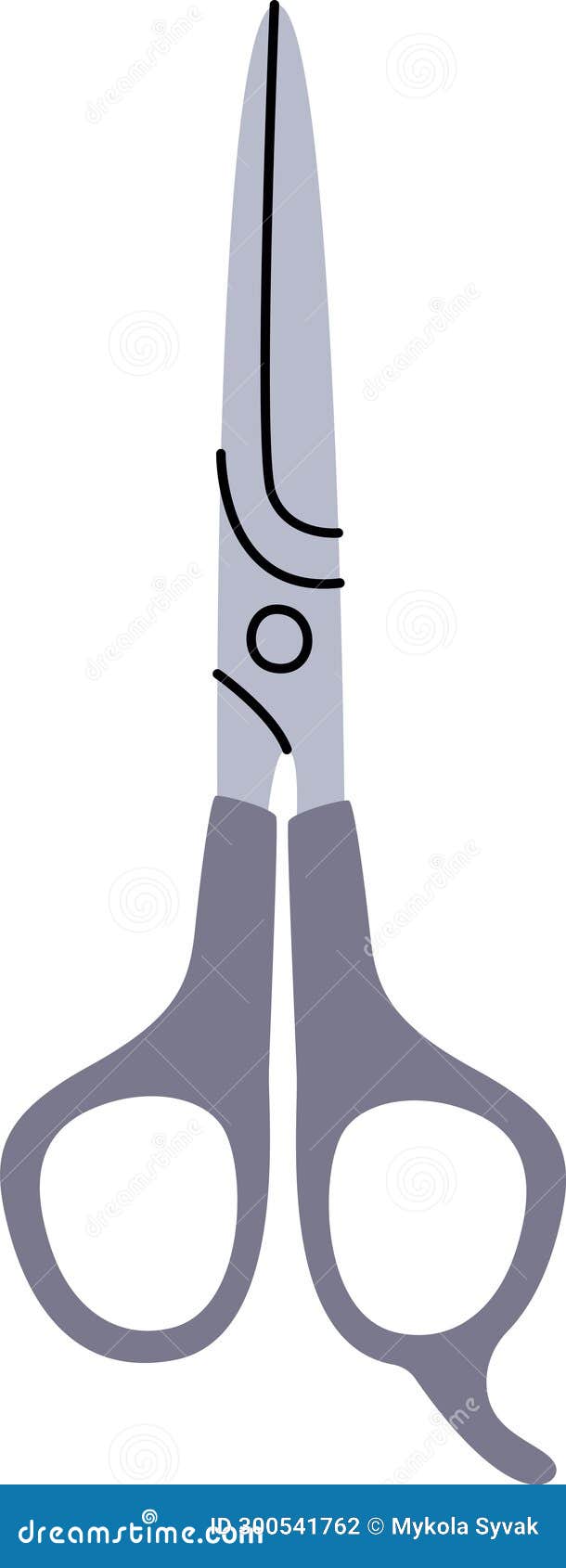 Barber Scissors Tool stock illustration. Illustration of fashion ...