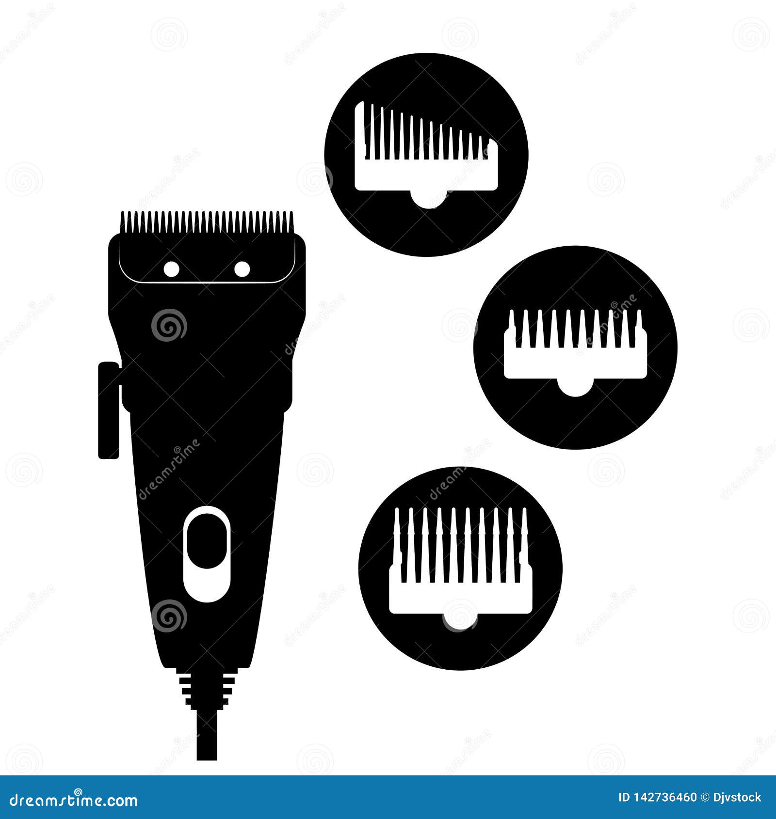 Barber shop machine icon stock vector. Illustration of design - 142736460