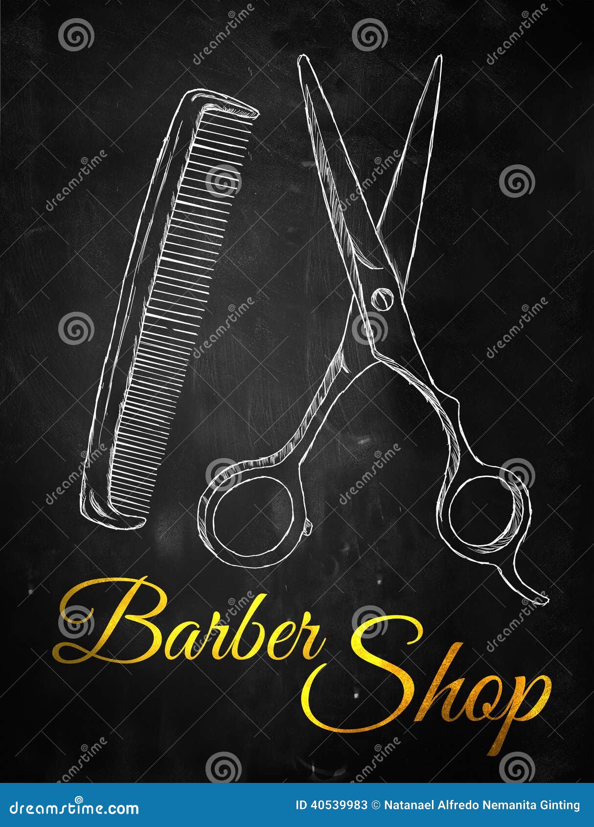 Barber shop Scissors comb stock illustration. Illustration of salon ... Barber shop Scissors comb stock illustration. Illustration of salon ...