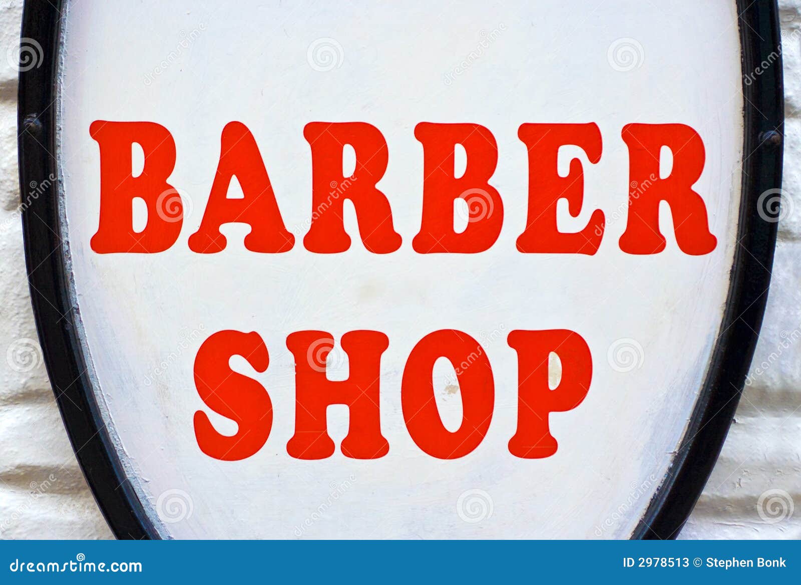 Barber Shop Sign stock image. Image of haircuts, barbershop - 2978513