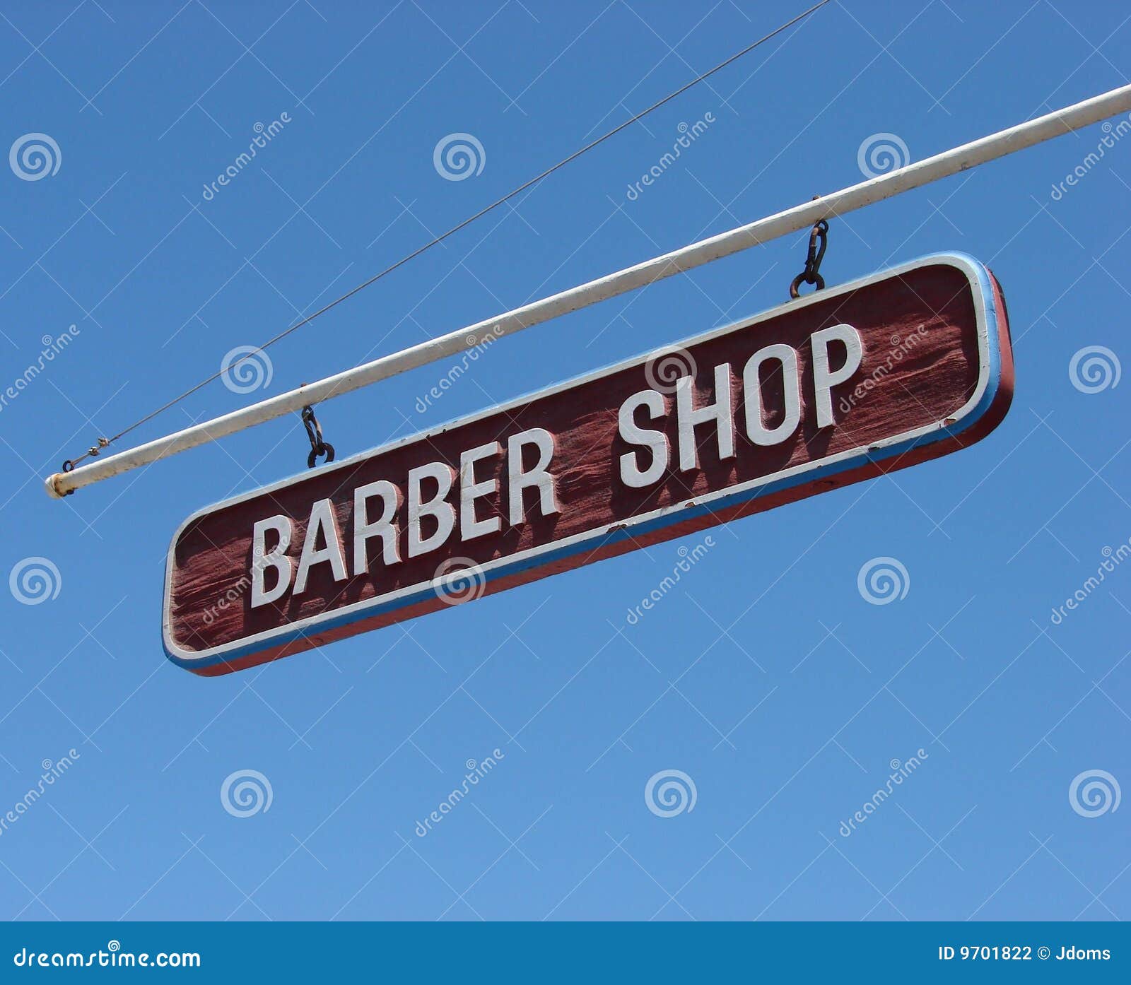 Barber shop sign stock photo. Image of white, pole, manhattan - 9701822