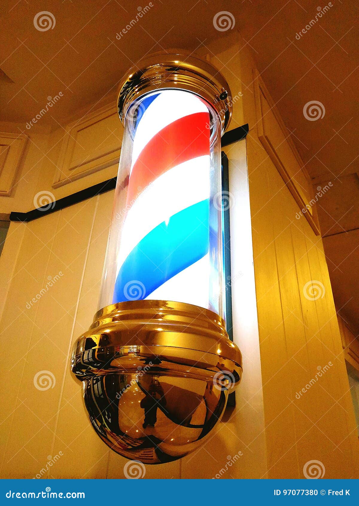 Barber shop sign lamp stock photo. Image of signs, barbershopconnection ...