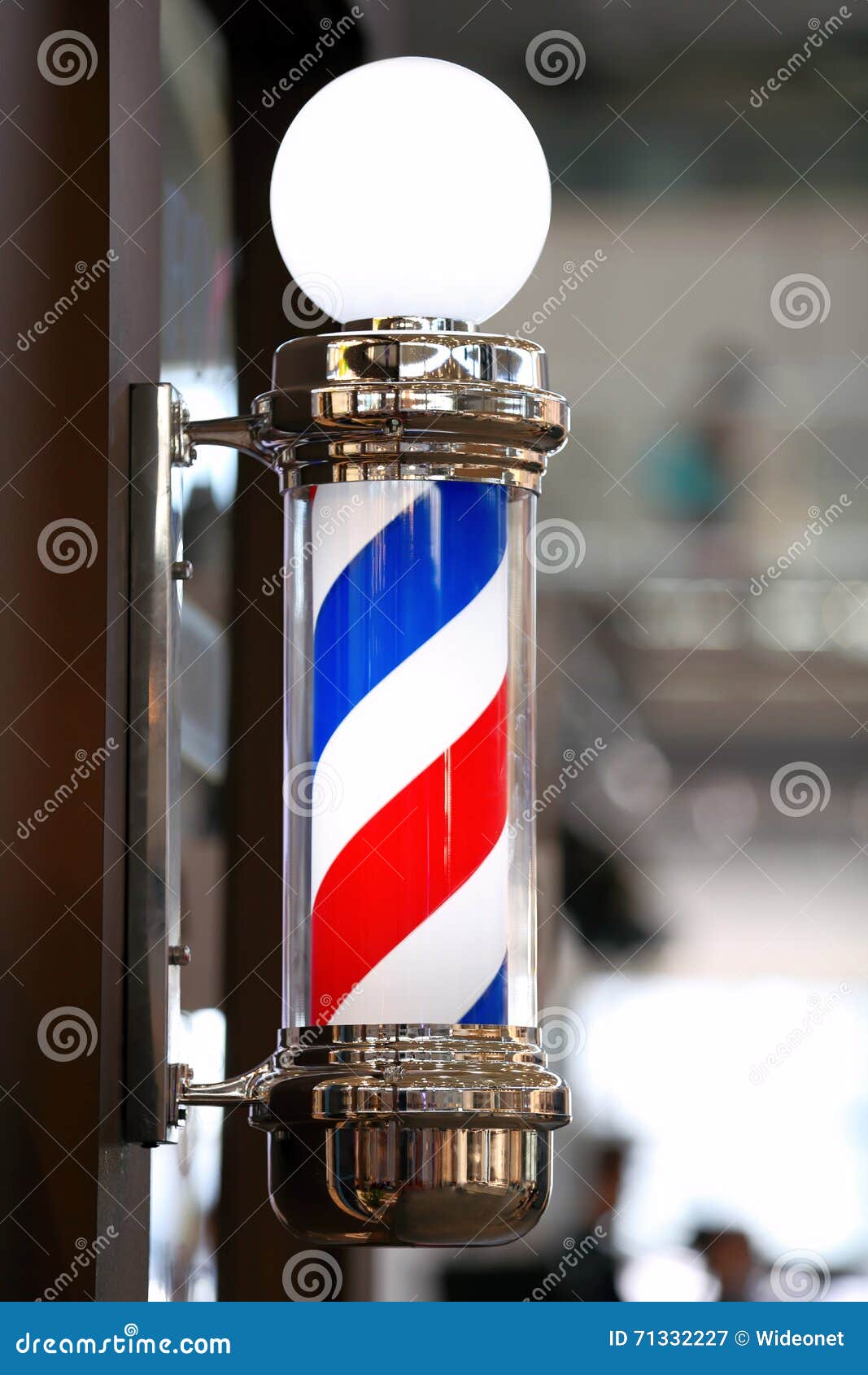 Barber Shop Vintage Pole Retro Stock Image - Image of classic, salon ...