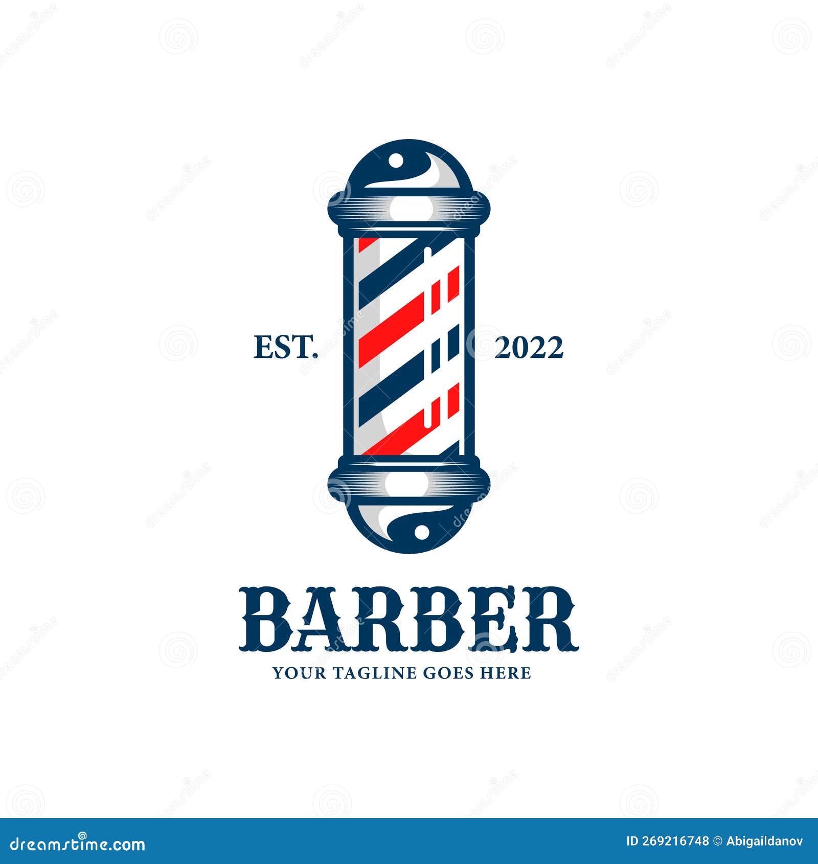 Barber Pole Logos