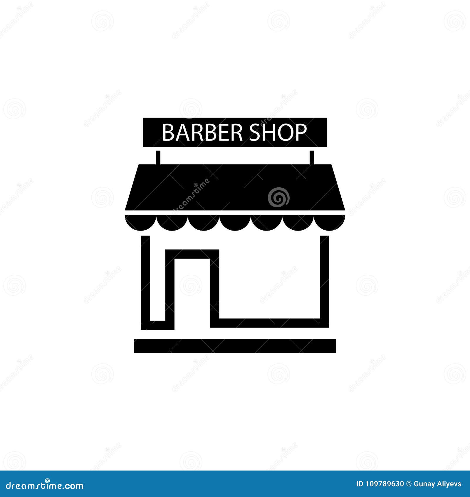 Barbershop Icon. Element of Barber Shop for Advertising Signs, Mobile ...