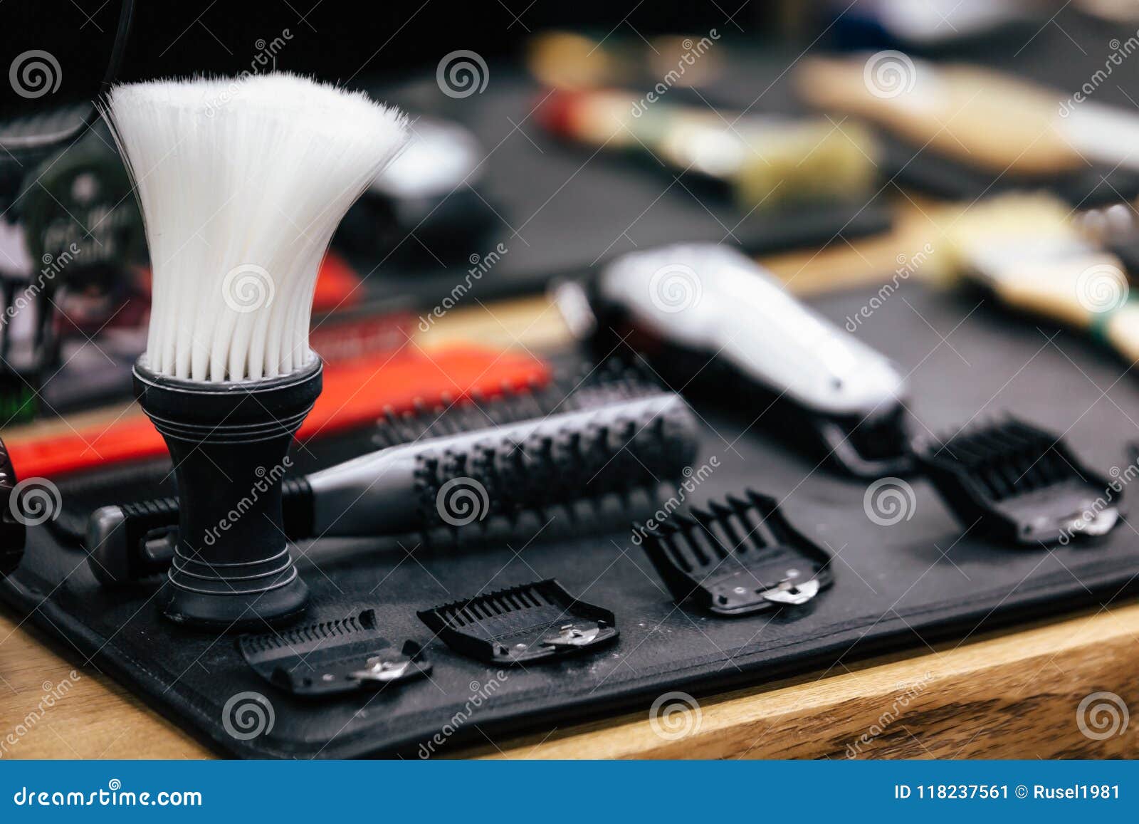 Barbershop Interior Details Stock Image - Image of blade, craft: 118237561