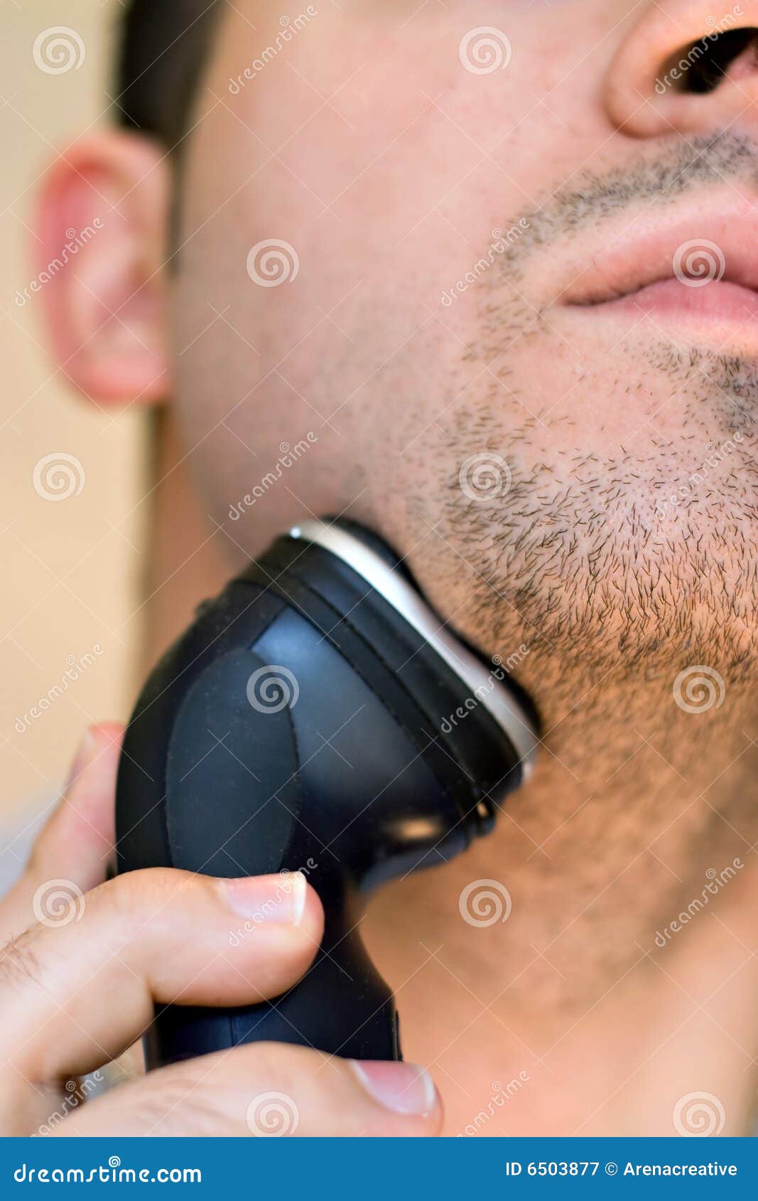 Barbichette Son Raser D'homme Image stock - Image du fixation ...