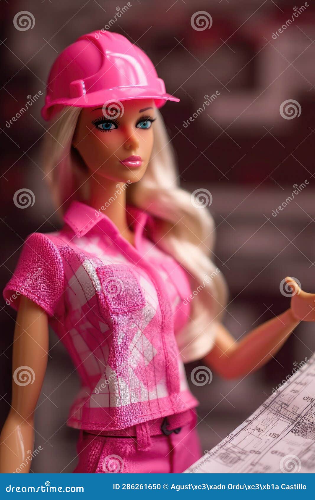 Barbie Doll, Working As an Engineer. Editorial Image - Illustration of ...