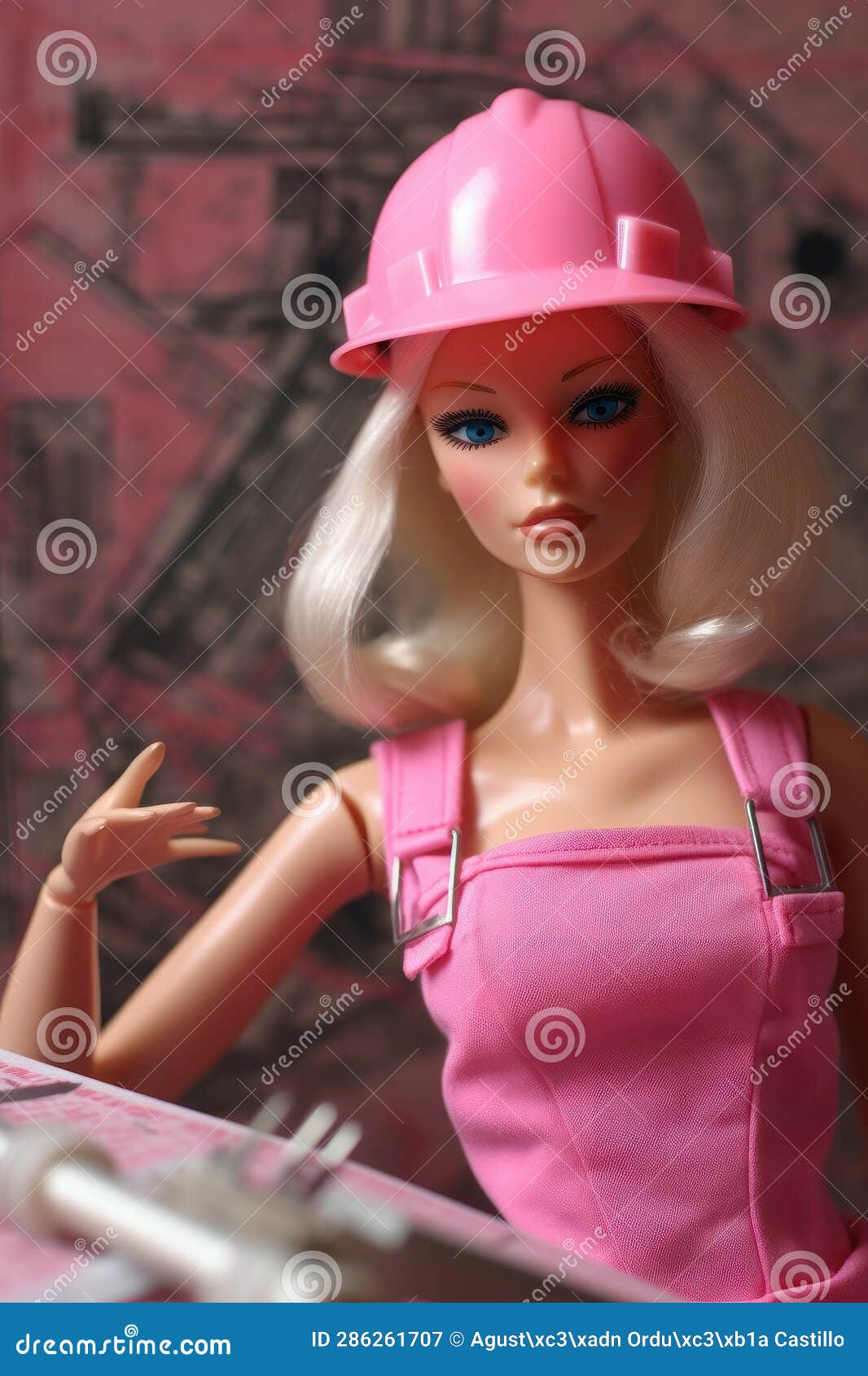 Barbie Doll, Working As an Engineer. Editorial Photography ...