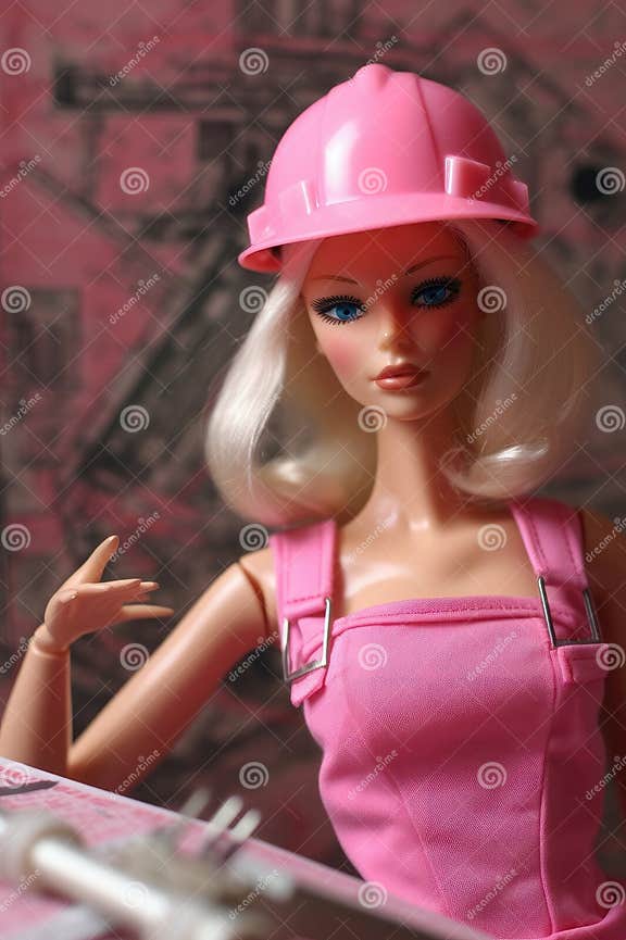 Barbie Doll, Working As an Engineer. Editorial Photography ...