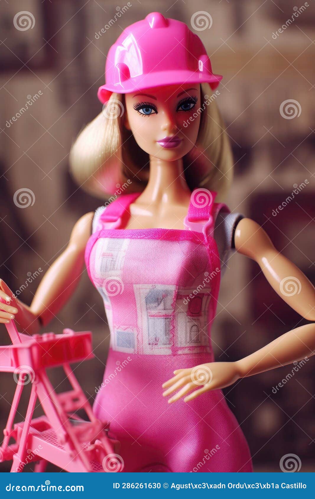 Barbie Doll, Working As an Engineer. Editorial Image - Illustration of ...