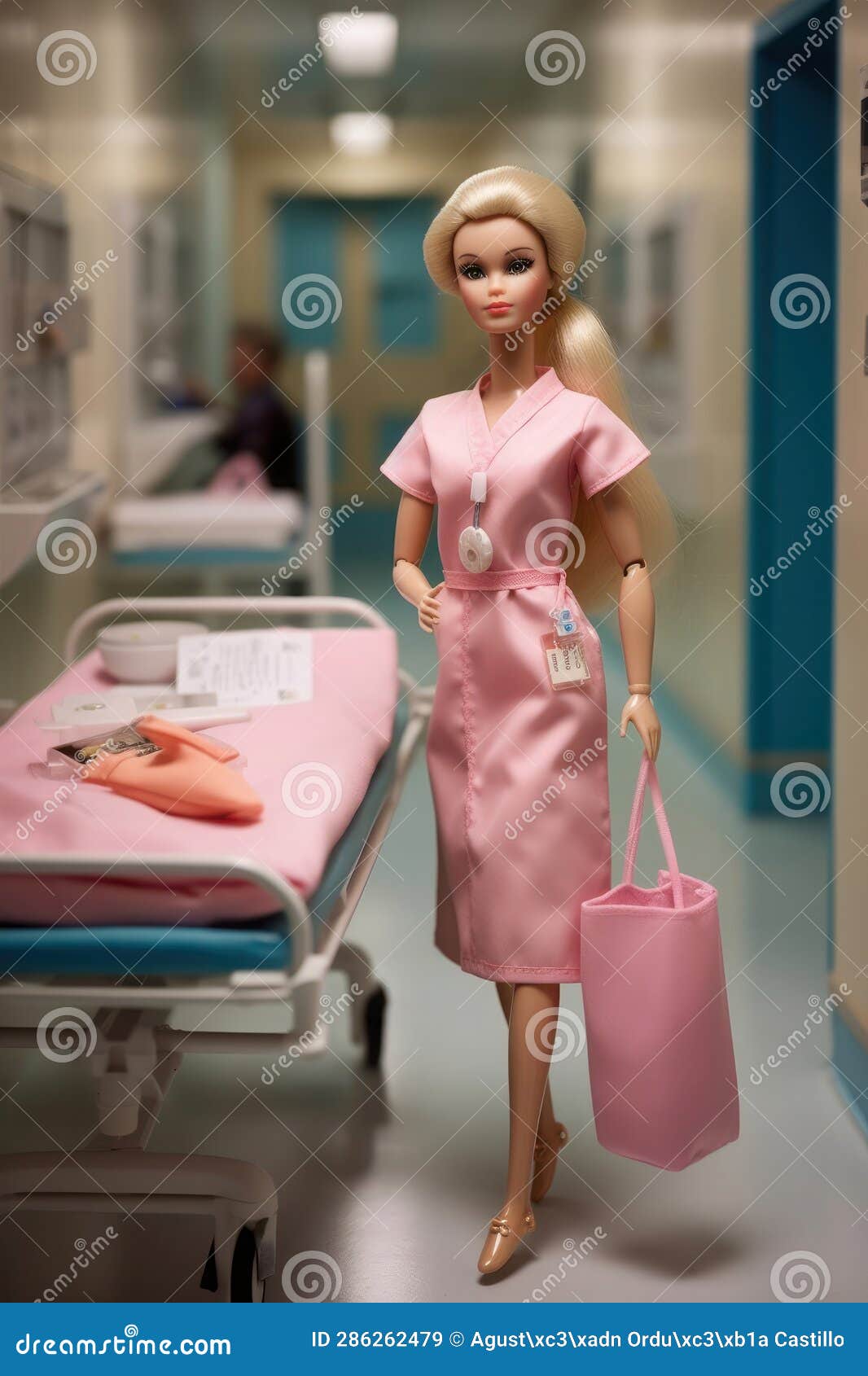 Barbie Doll, Working As a Nurse in a Hospital. Editorial Stock Image ...