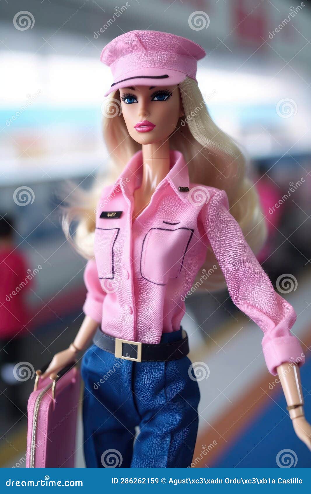 Barbie Doll, Working As an Operator at an Airport. Editorial Stock ...