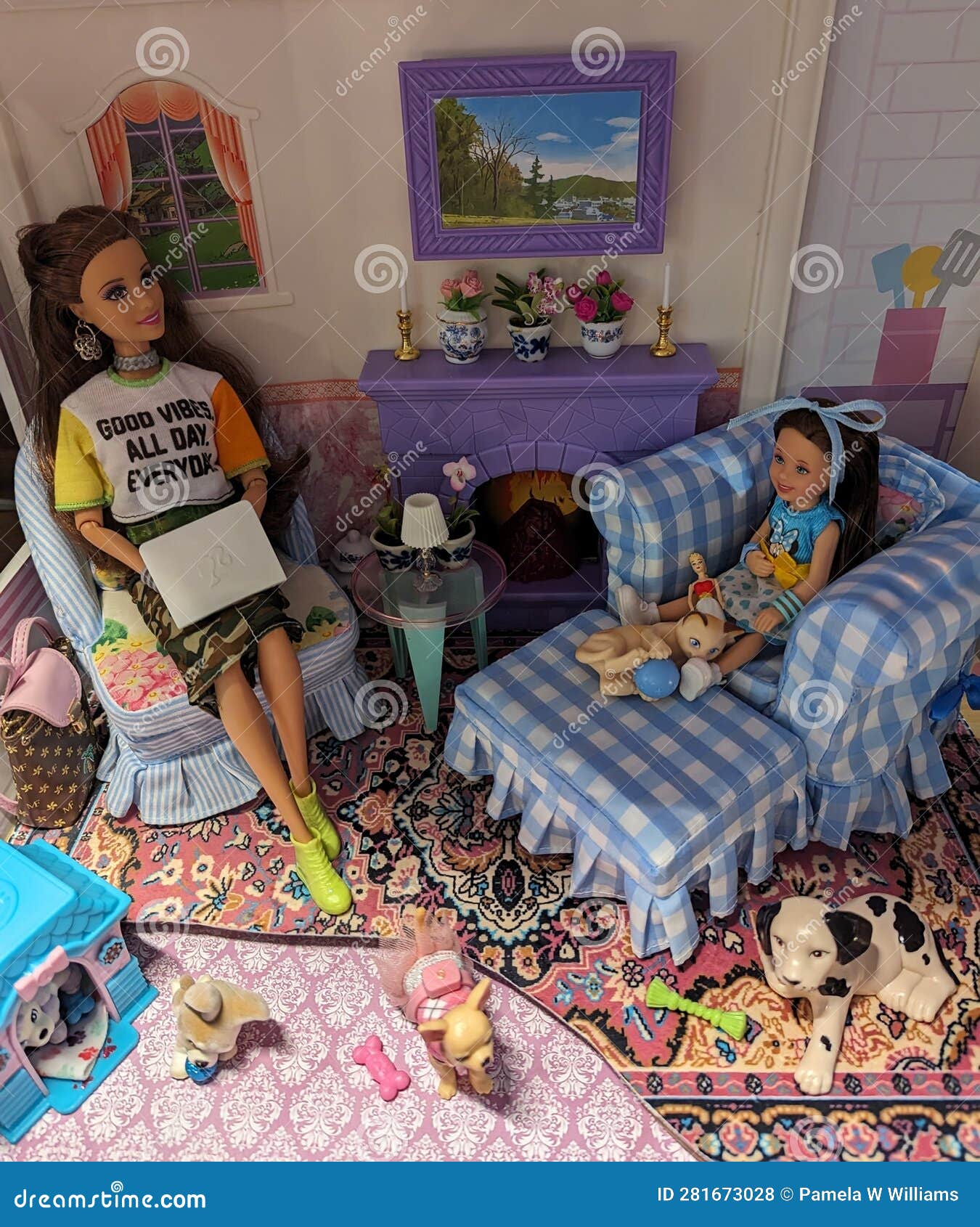 Barbie House with Applied Carpet Editorial Stock Photo - Image of ...