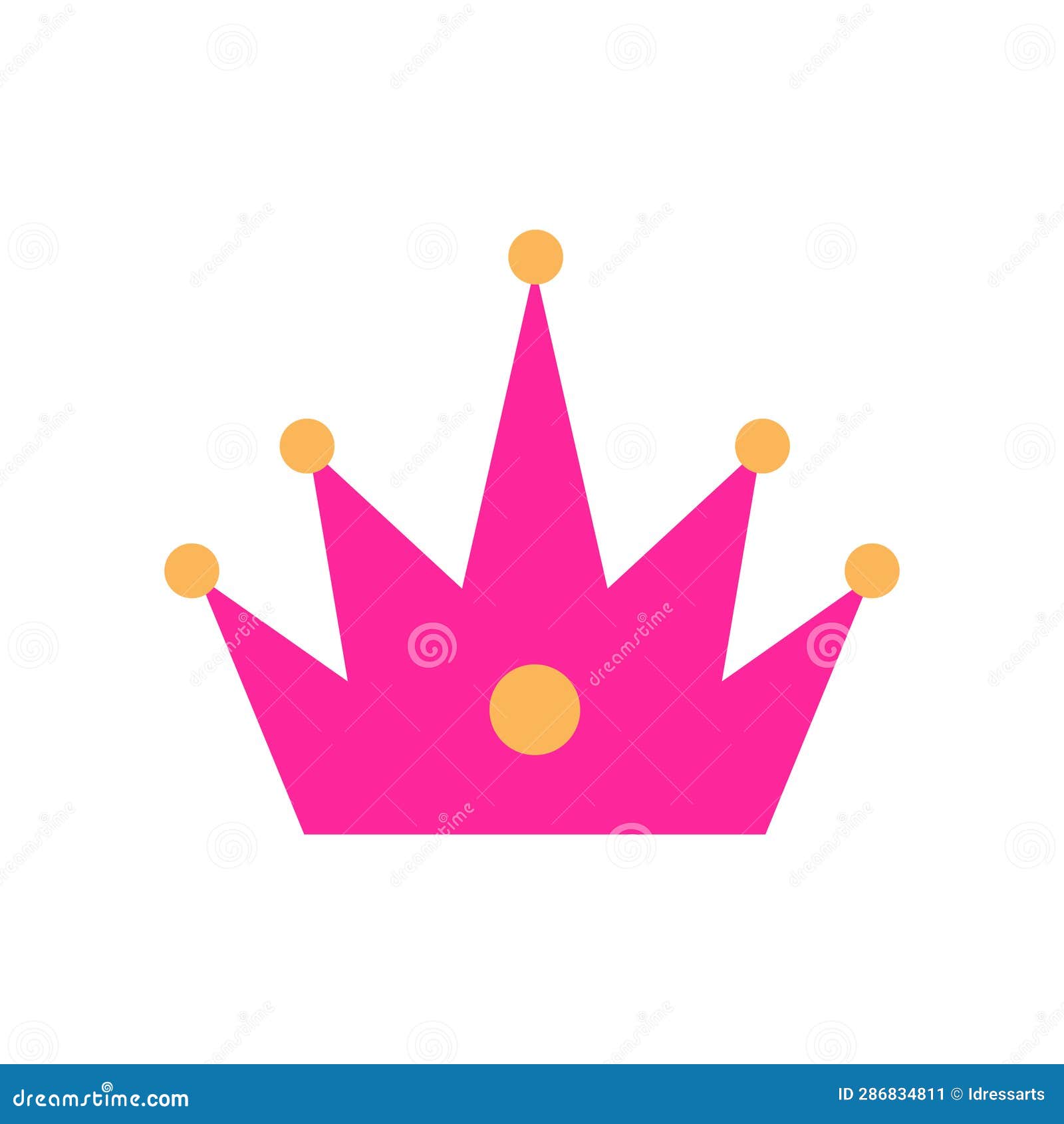 Barbie Pink. Cute Pink Barbie Crown Stock Vector - Illustration of ...