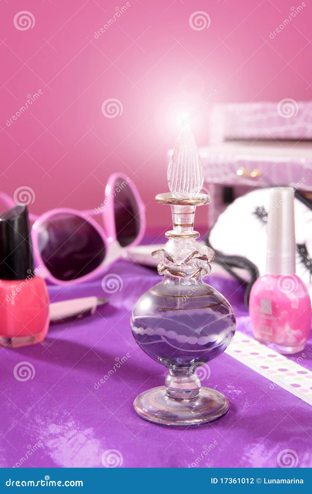 Barbie Style Fashion Makeup Vanity Dressing Table Royalty-Free Stock ...