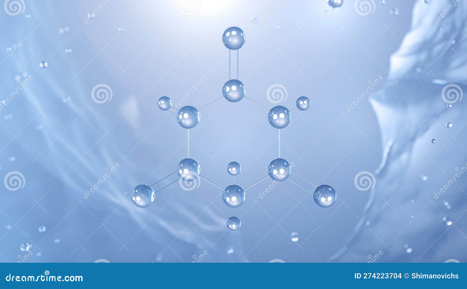 Barbituric Acid Molecular Structure, 3d Model Molecule, Malonylurea ...