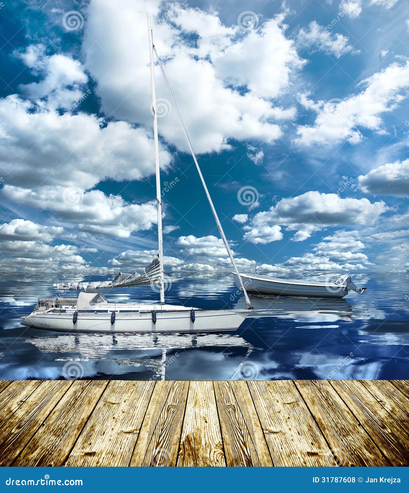 Barca sul mare fotografia stock. Immagine di litorale - 31787608