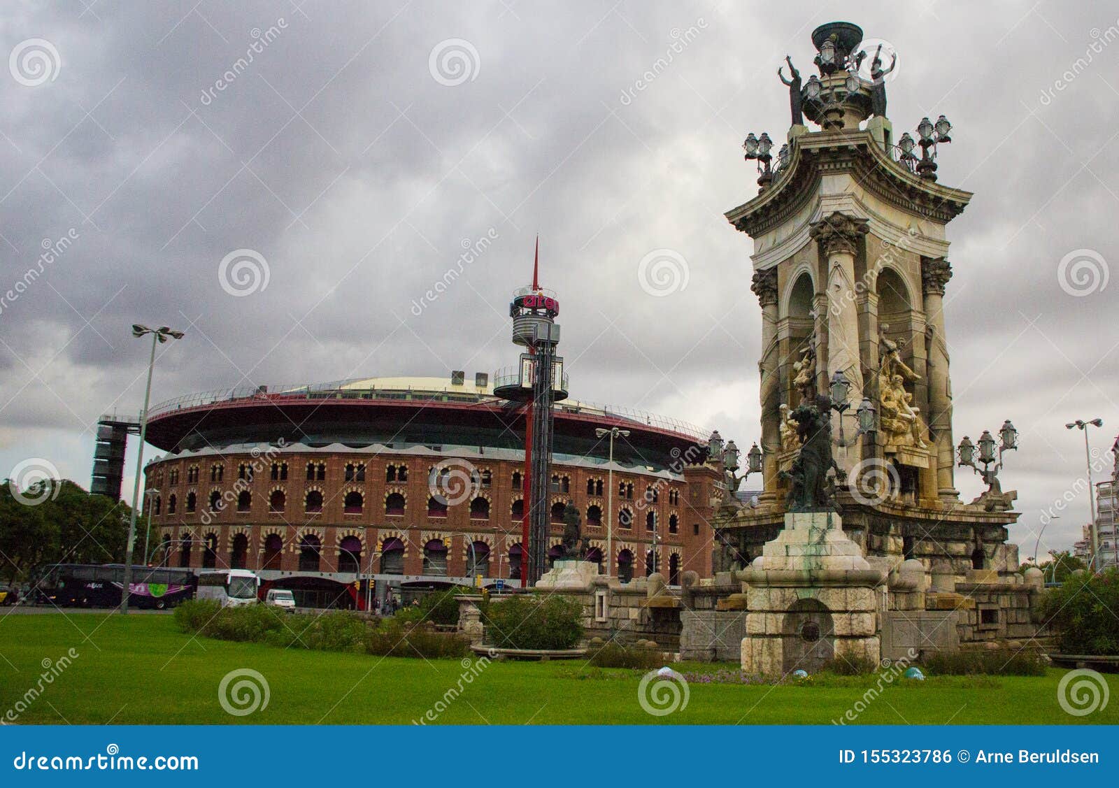 Barcelona Bull Ring editorial photo. Image of stadium - 155323786