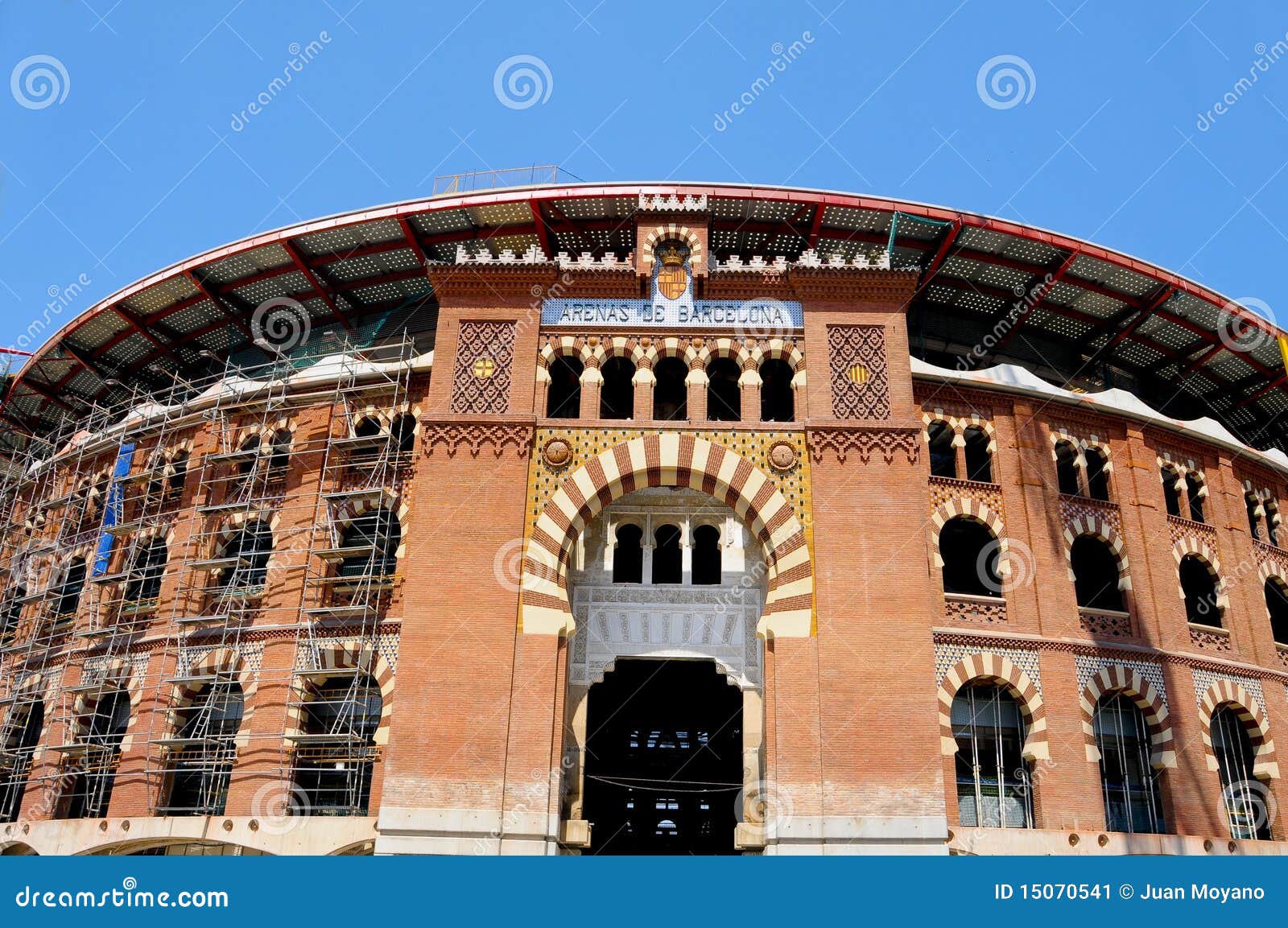 Barcelona bullring, Spain editorial photo. Image of design - 15070541