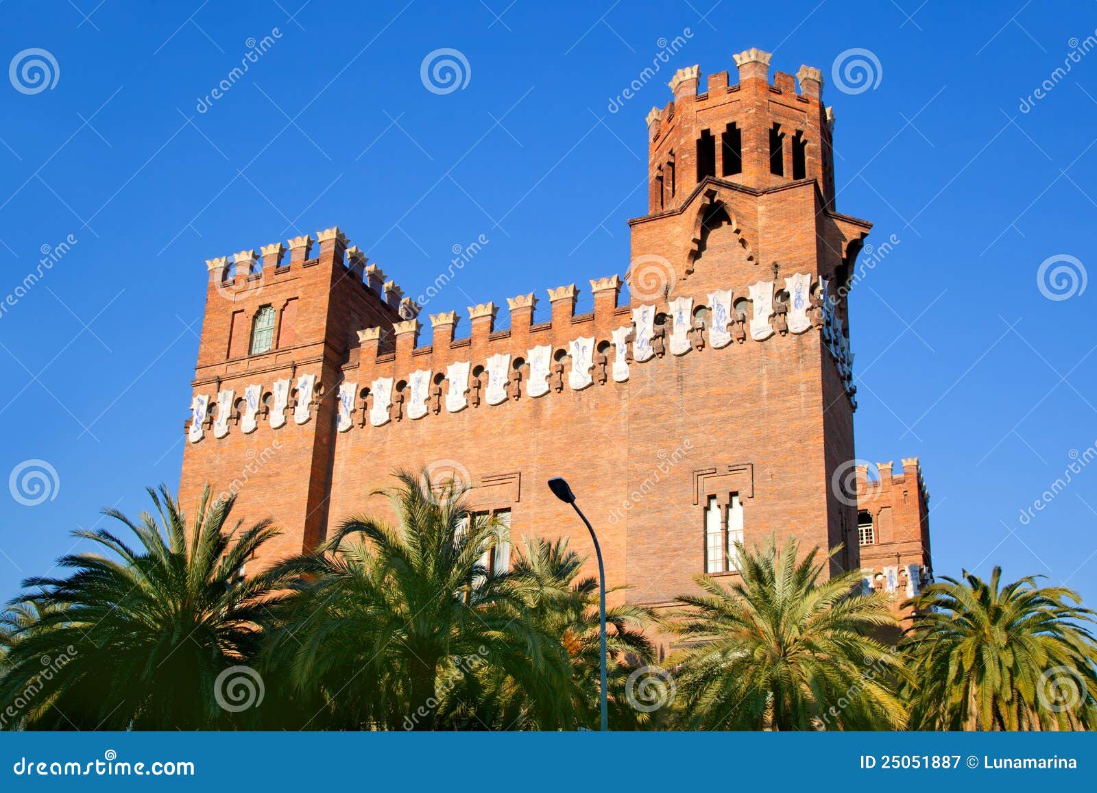 Barcelona Ciudadela Three Dragon Castle Stock Image - Image of catalan ...