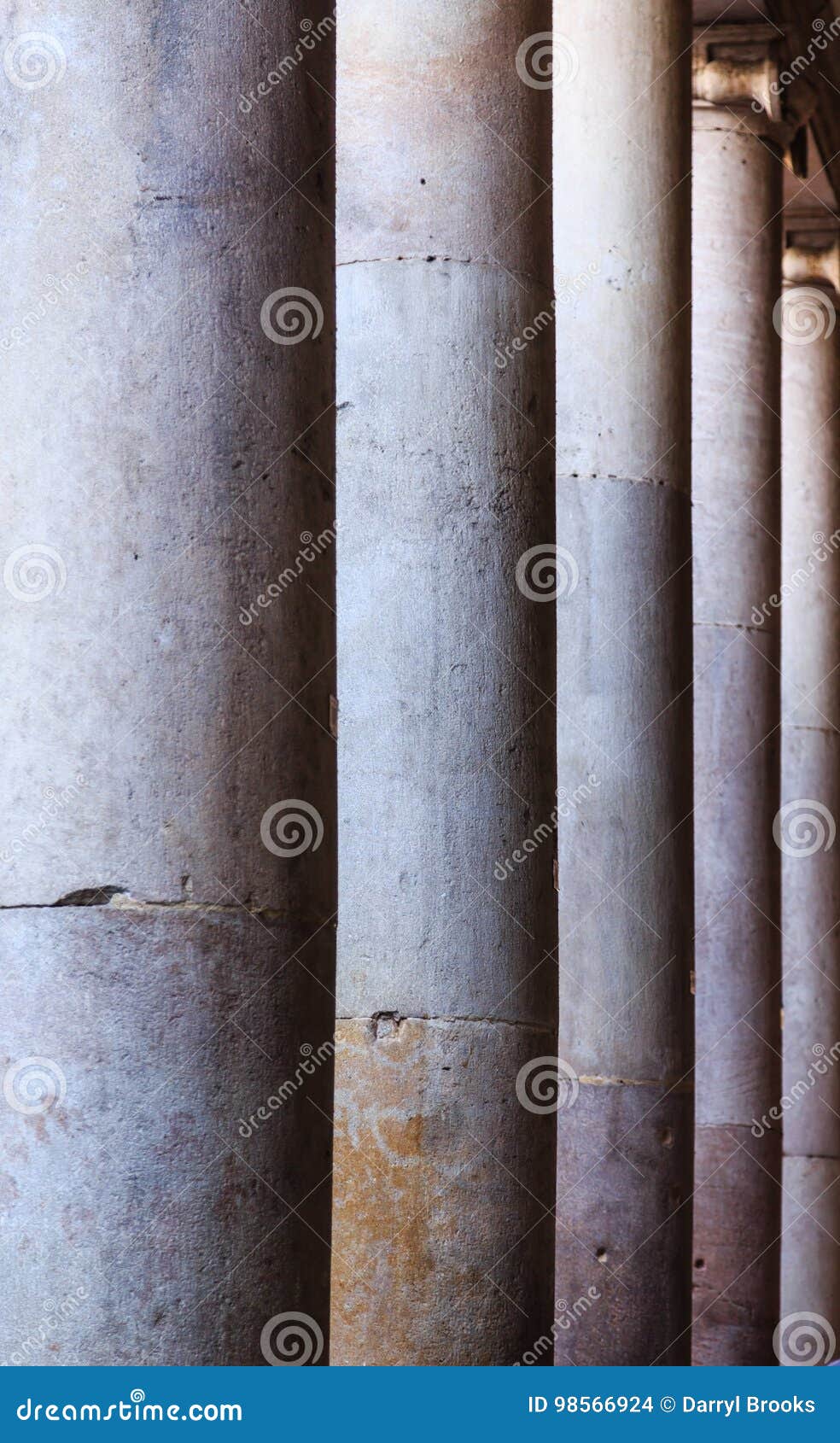 Barcelona Columns stock photo. Image of barcelona, stone - 98566924