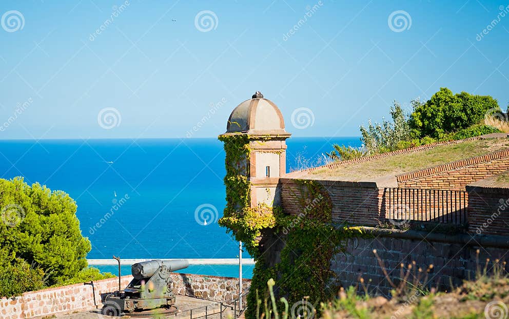 Barcelona Fortress stock photo. Image of spain, castle - 27866730
