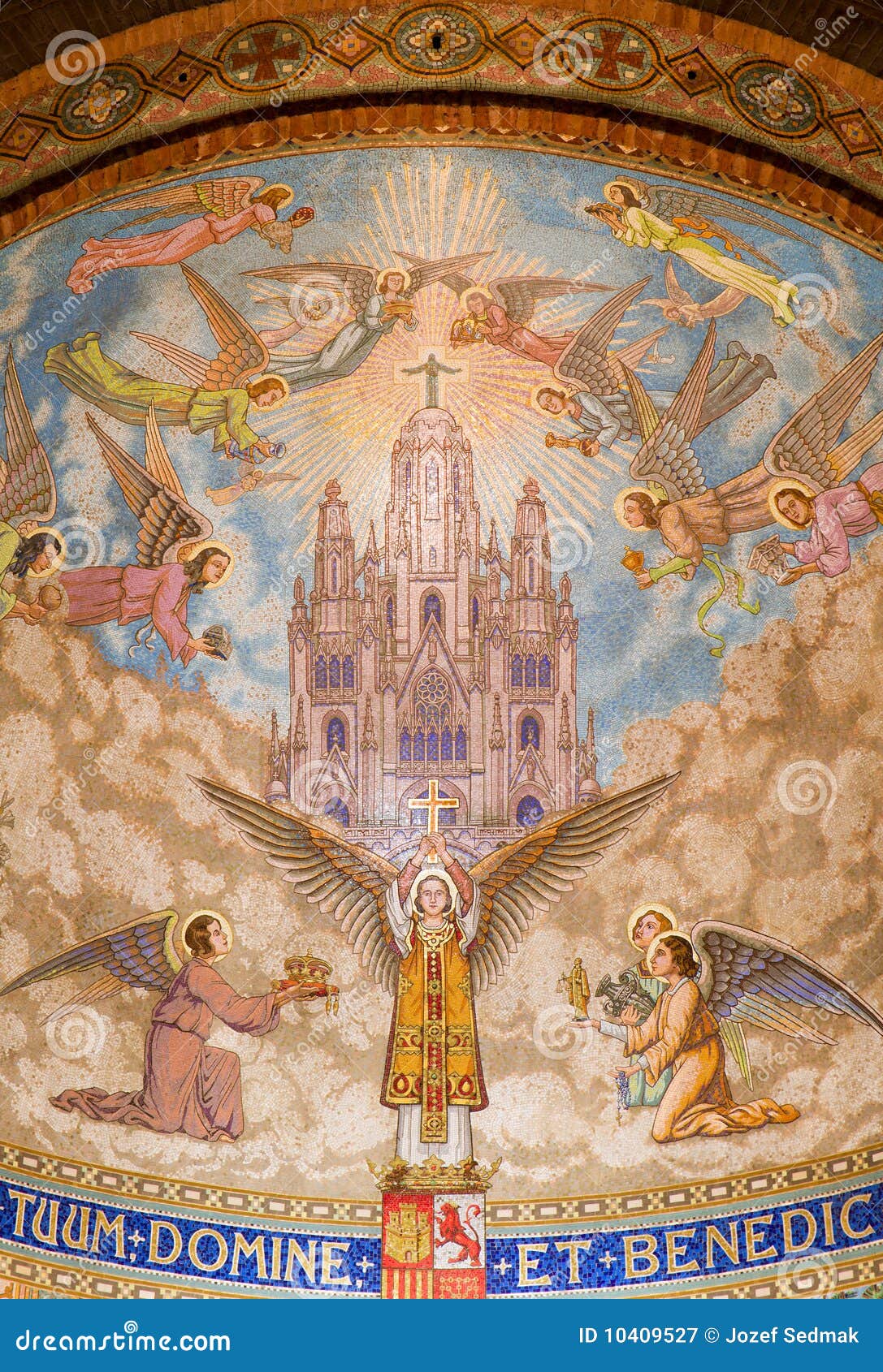 Barcelona - Mozaïek Fom Kerk Redactionele Fotografie - Image of ...