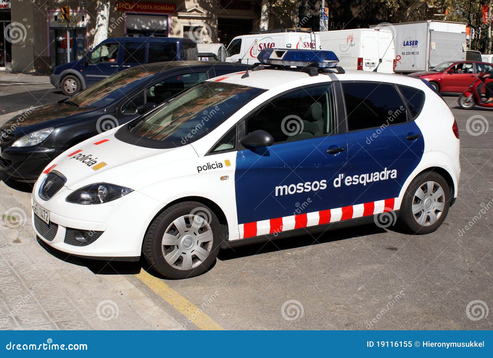 Barcelona Police editorial image. Image of governmental - 19116155