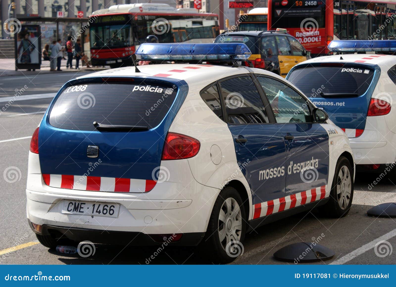 Barcelona Police editorial photo. Image of enforcement - 19117081