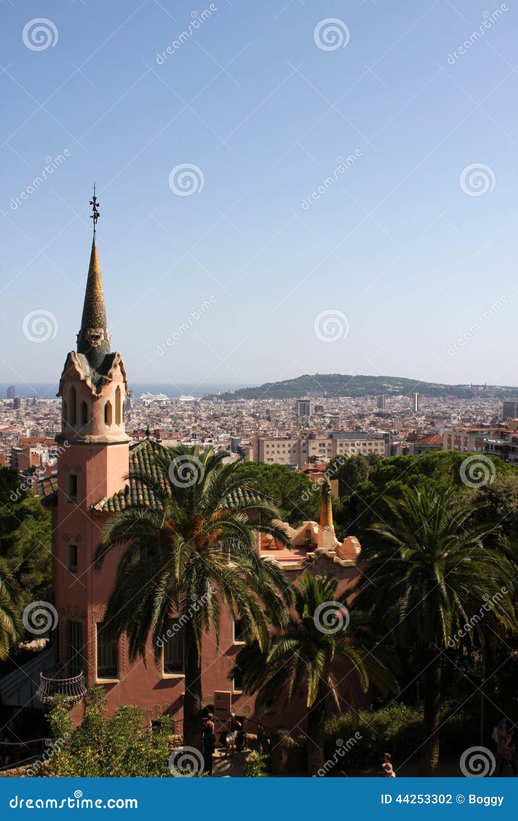 Barcelona stock photo. Image of house, gaudi, church - 44253302