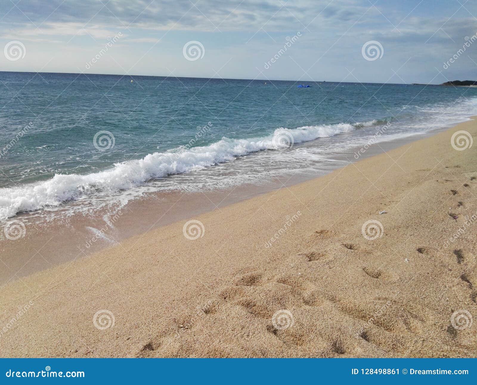 Barcelona sea stock image. Image of holiday, relaxed - 128498861