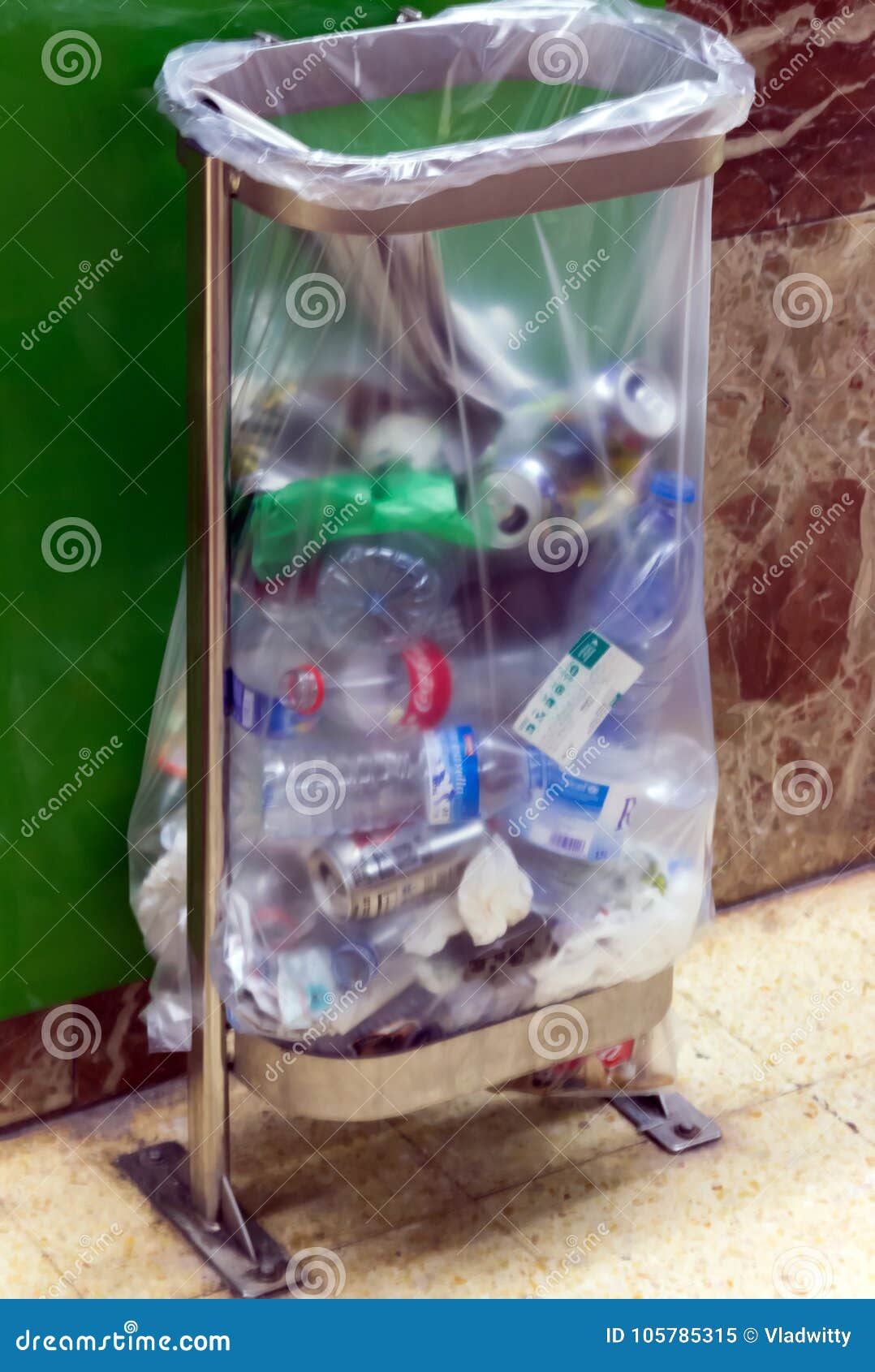 Coca Cola Red Bottle in Trash Can Editorial Image - Image of recycling ...