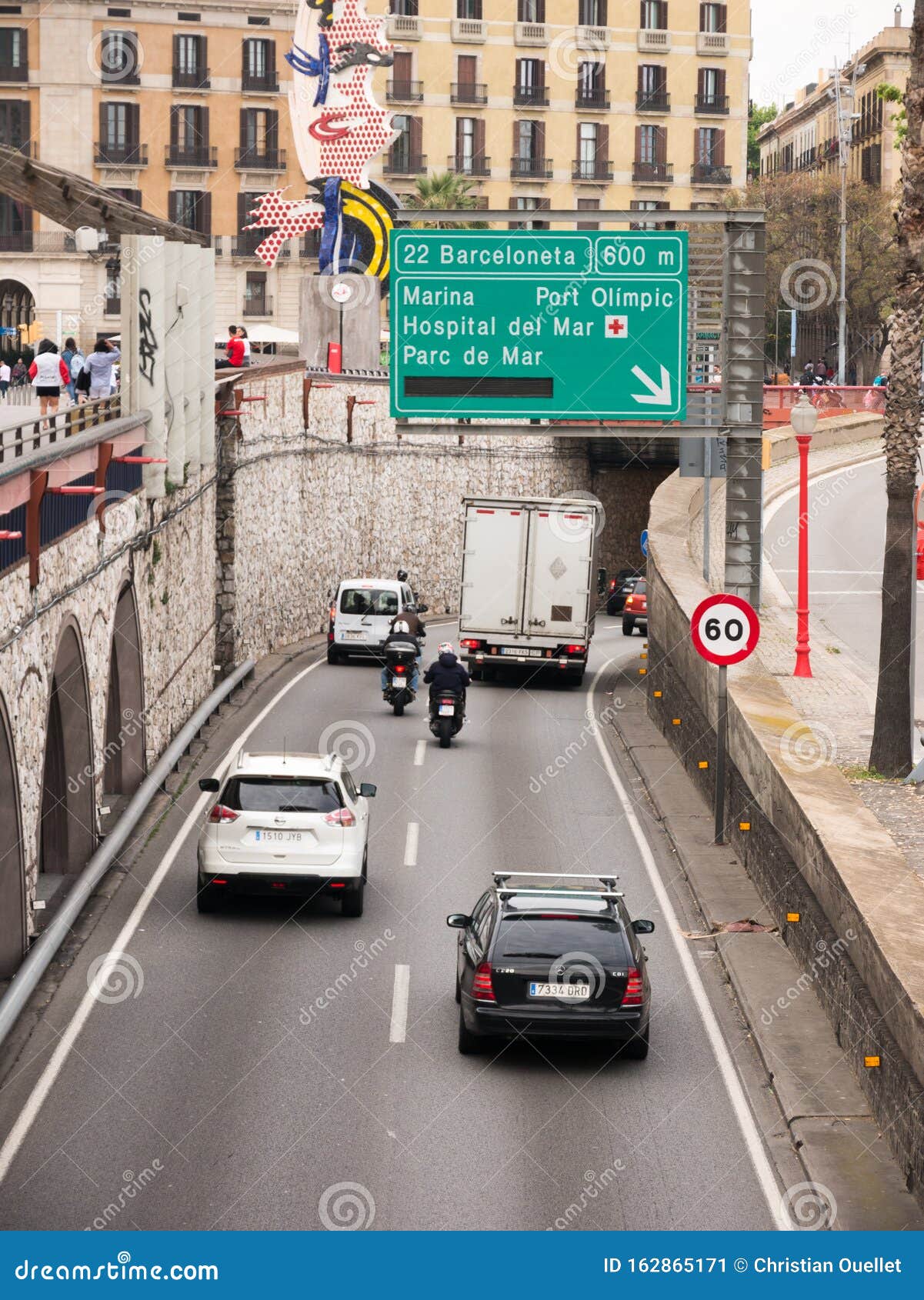 Barcelona, Spain. May 2019 editorial photo. Image of avenue - 162865171