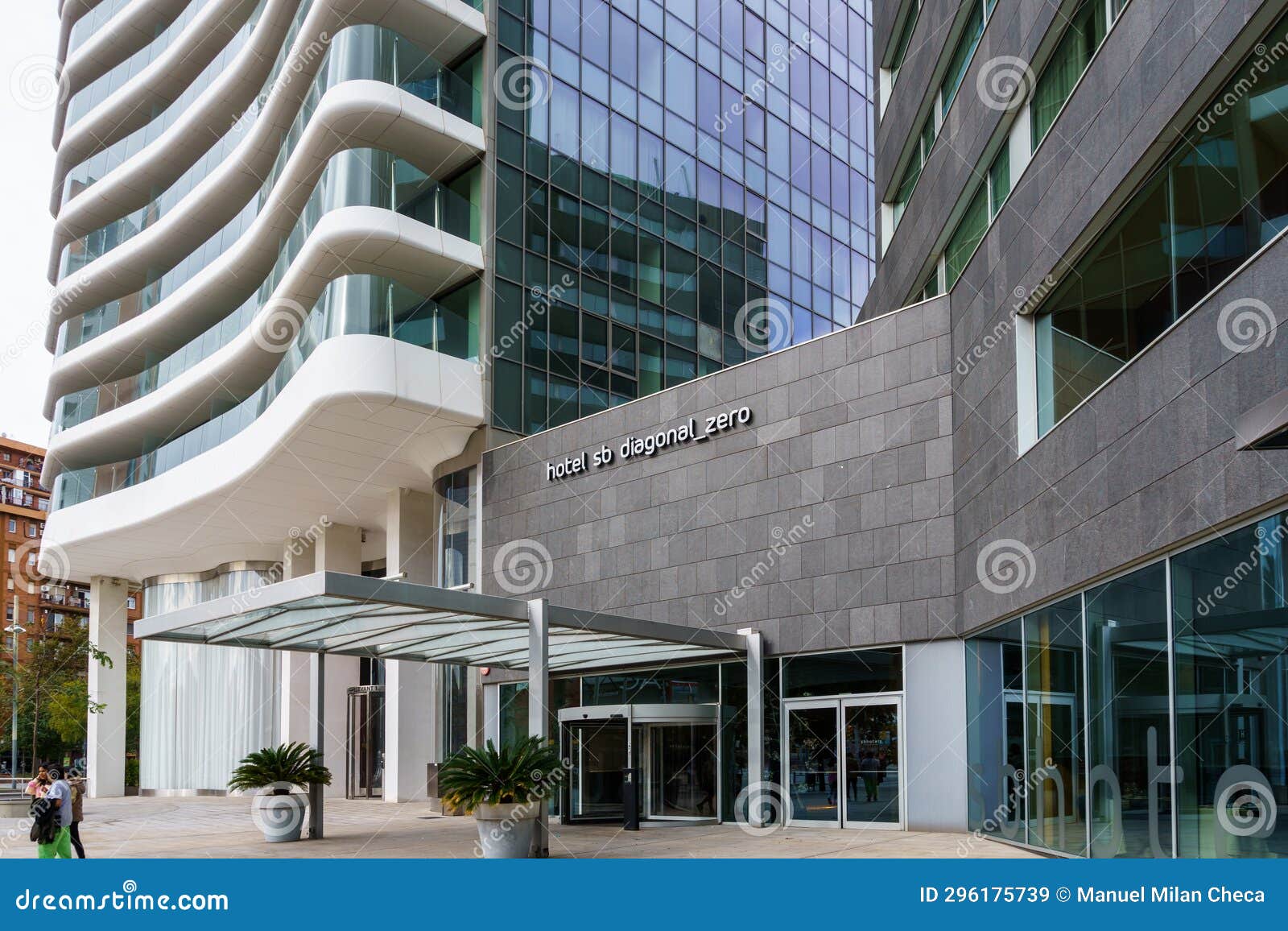 Barcelona, Spain-October 1, 2023. Hotel Sb Diagonal Zero in Barcelona ...