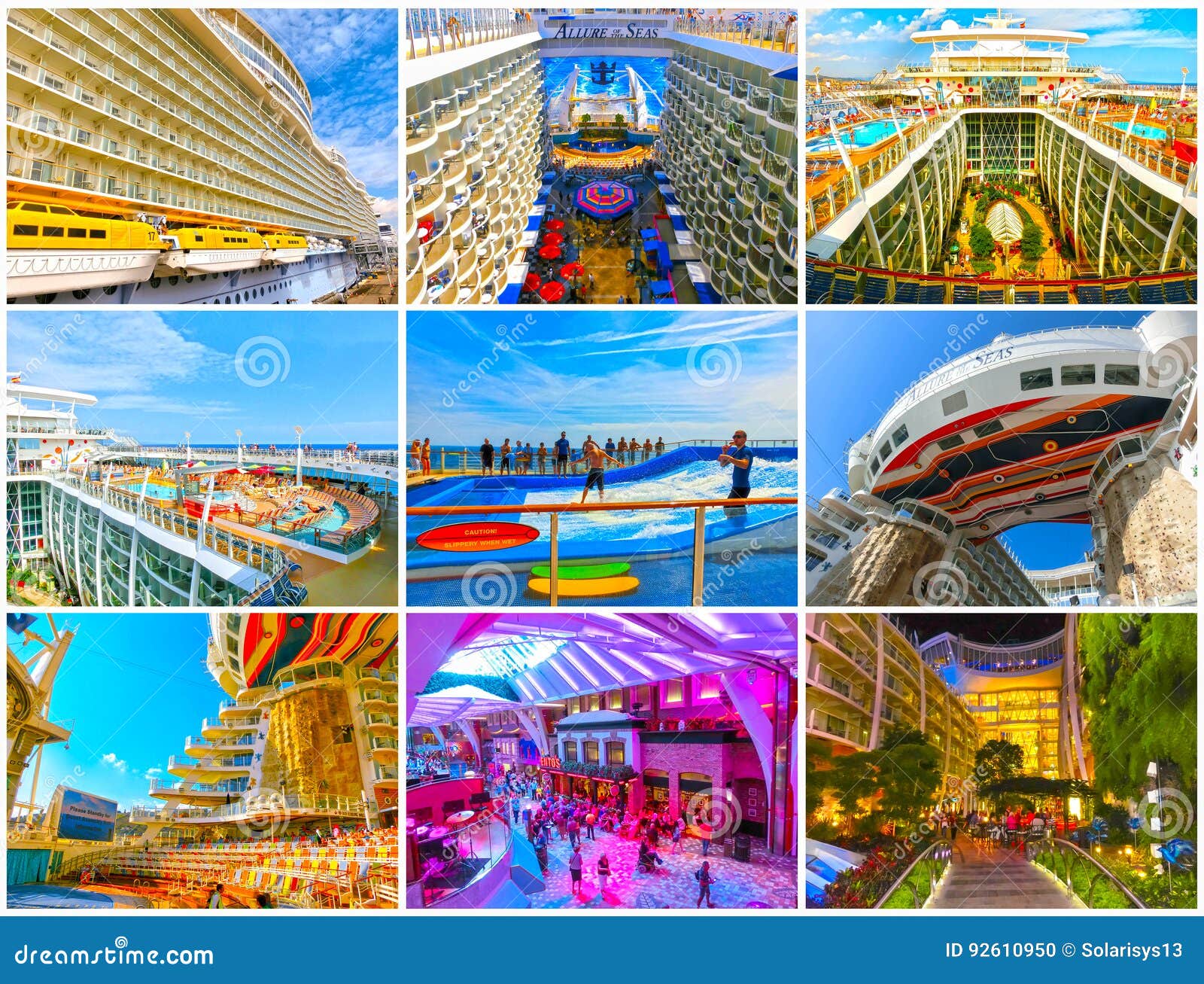 Barcelona, Spain - September, 6 2015: Royal Caribbean International ... Barcelona, Spain - September, 6 2015: Royal Caribbean International ...