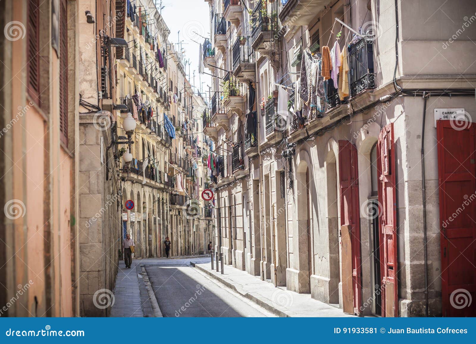 Barcelona,street view. editorial photo. Image of view - 91933581