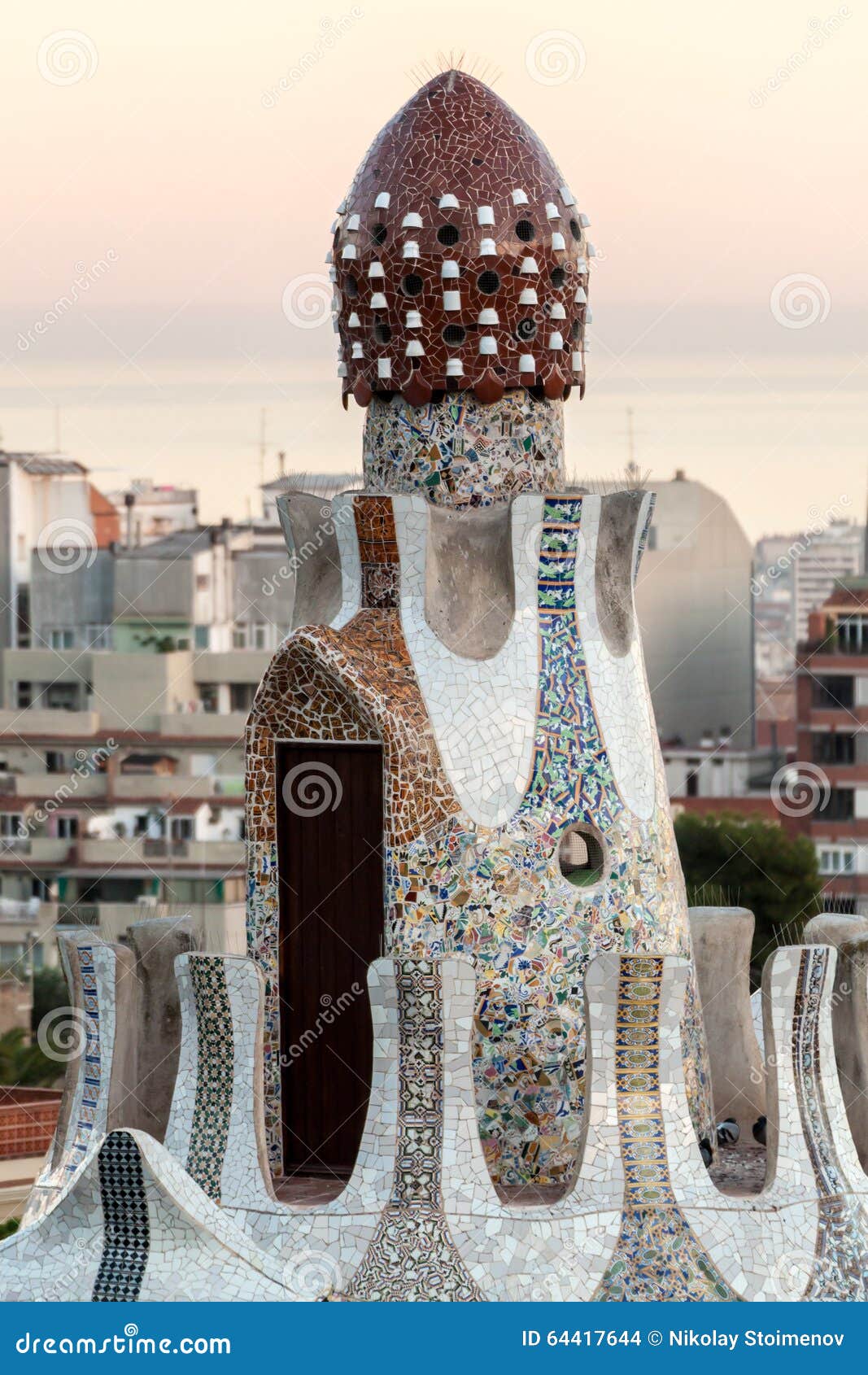 Barcelona view stock photo. Image of monument, touristic - 64417644
