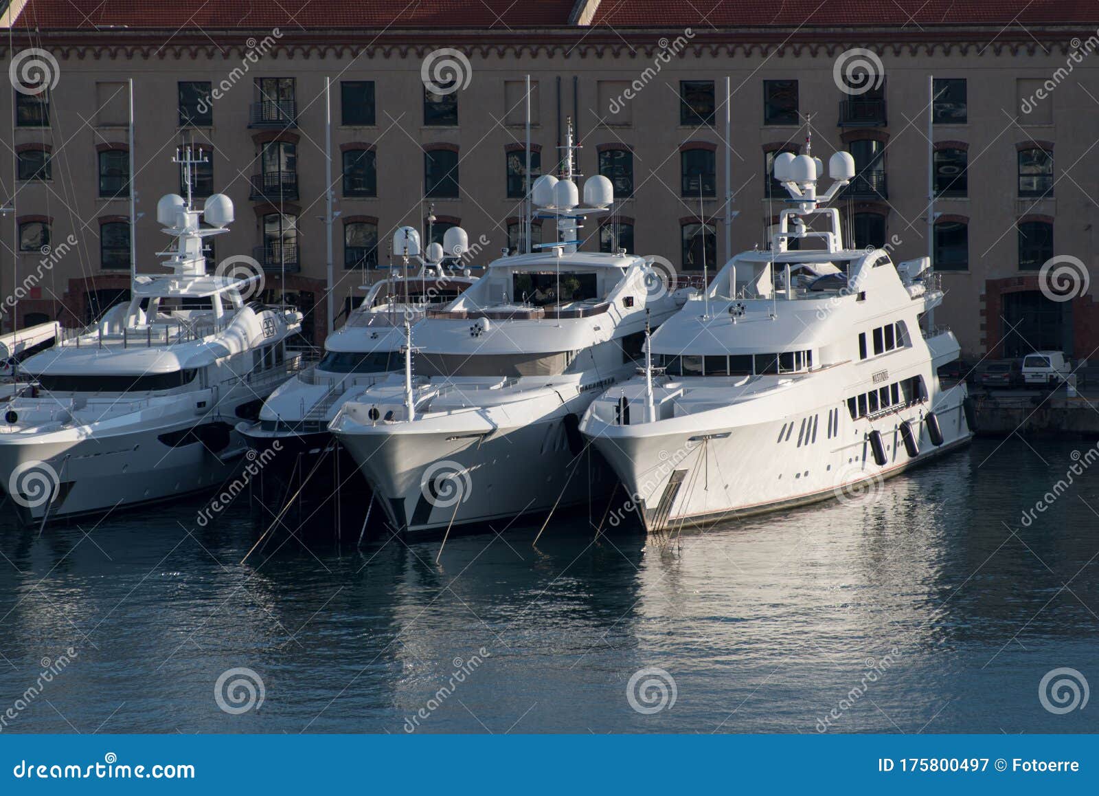 Boats in the harbor editorial photography. Image of radar - 175800497