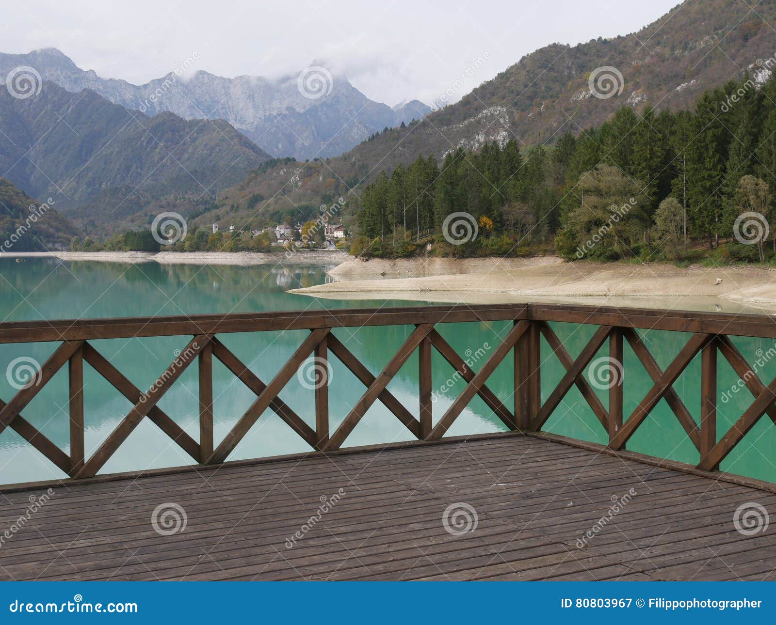 Barcis Lake stock image. Image of italia, trail, cellina - 80803967