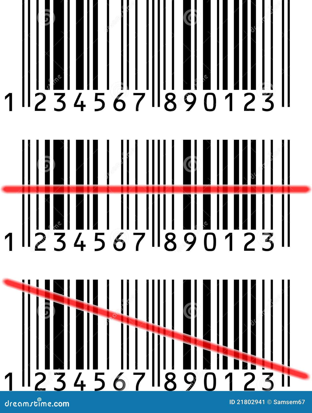 Barcode stock abbildung. Illustration von element, zahl - 21802941