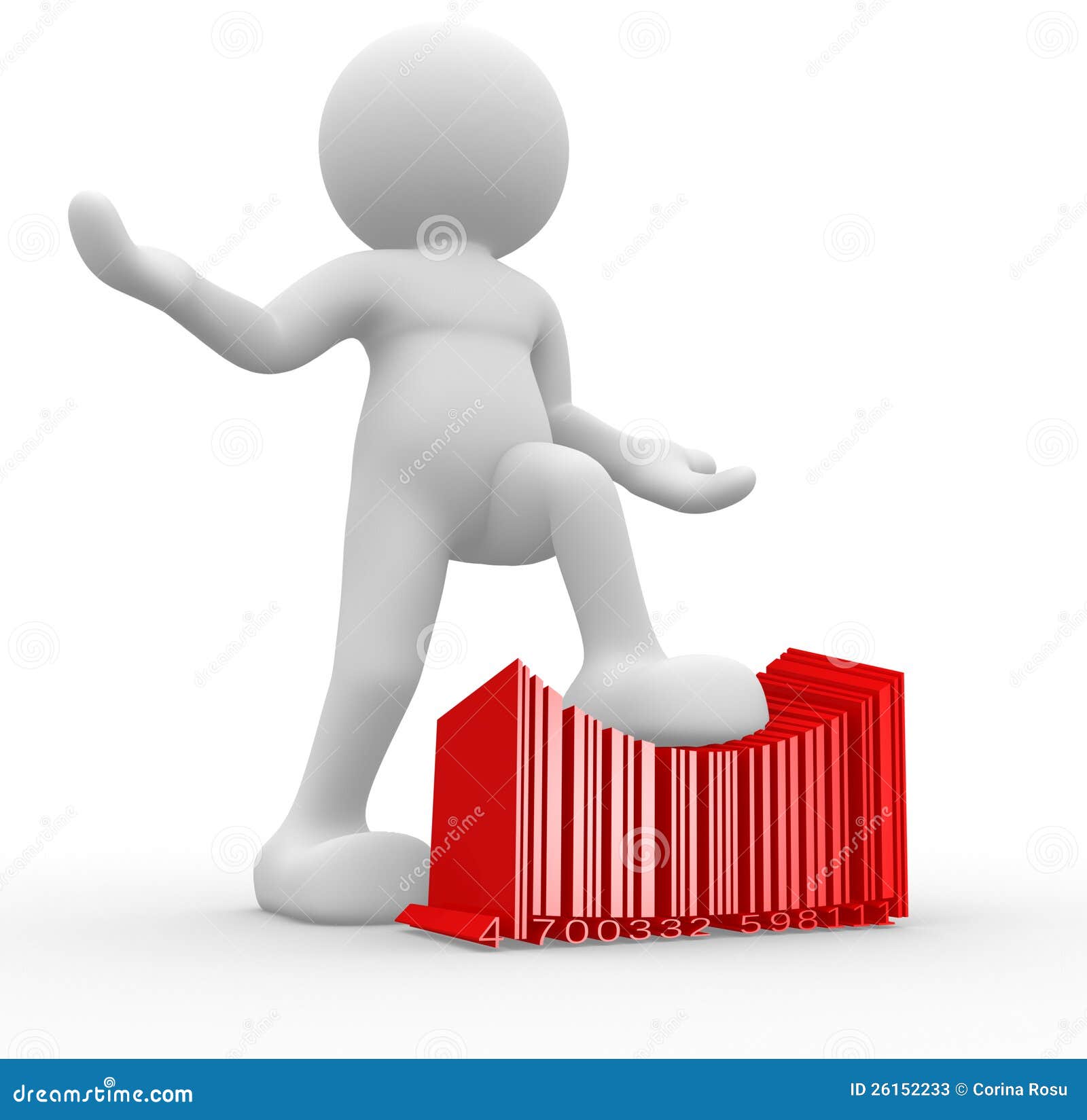 Barcode stock illustration. Illustration of information - 26152233