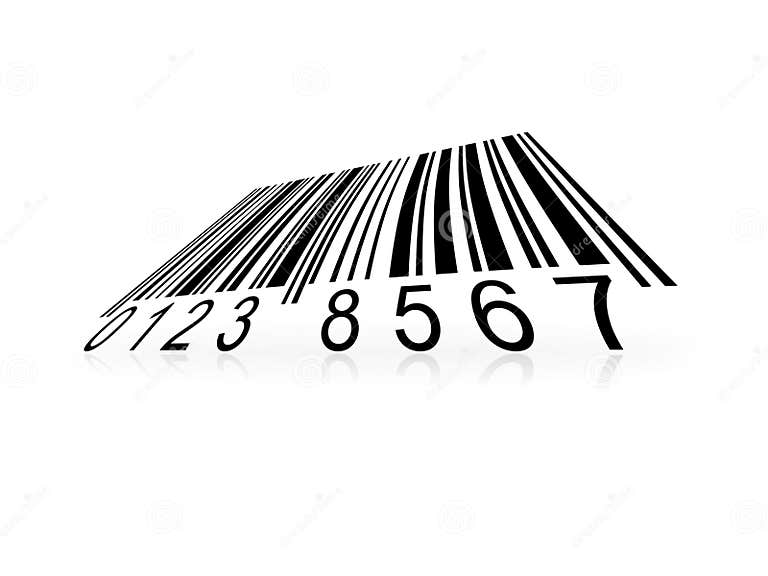 Barcode stock illustration. Illustration of black, inventory - 4387835