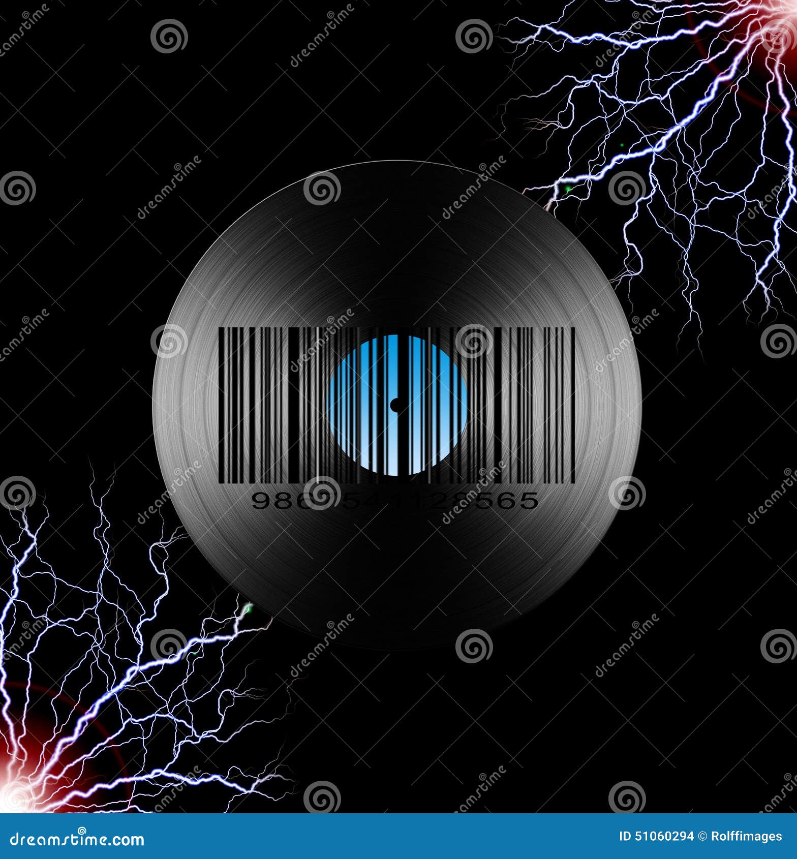 Barcode Album stock illustration. Illustration of music - 51060294