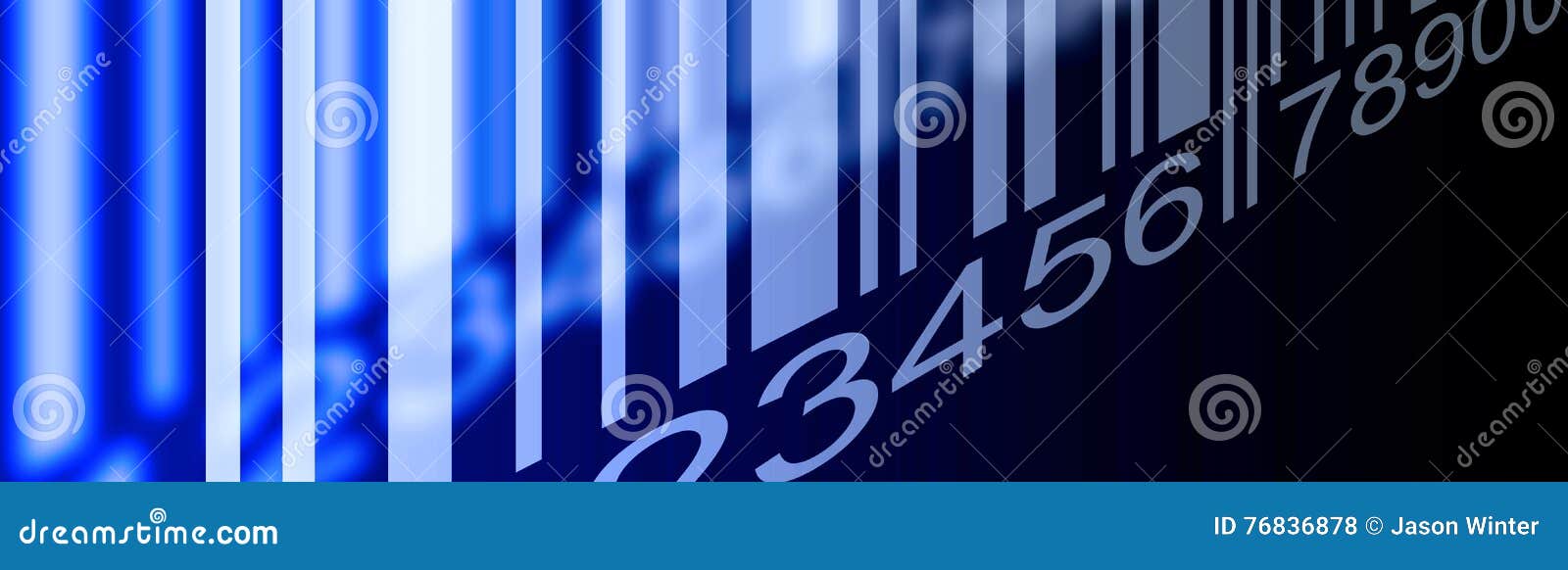 Barcode Banner stock illustration. Illustration of banner - 76836878