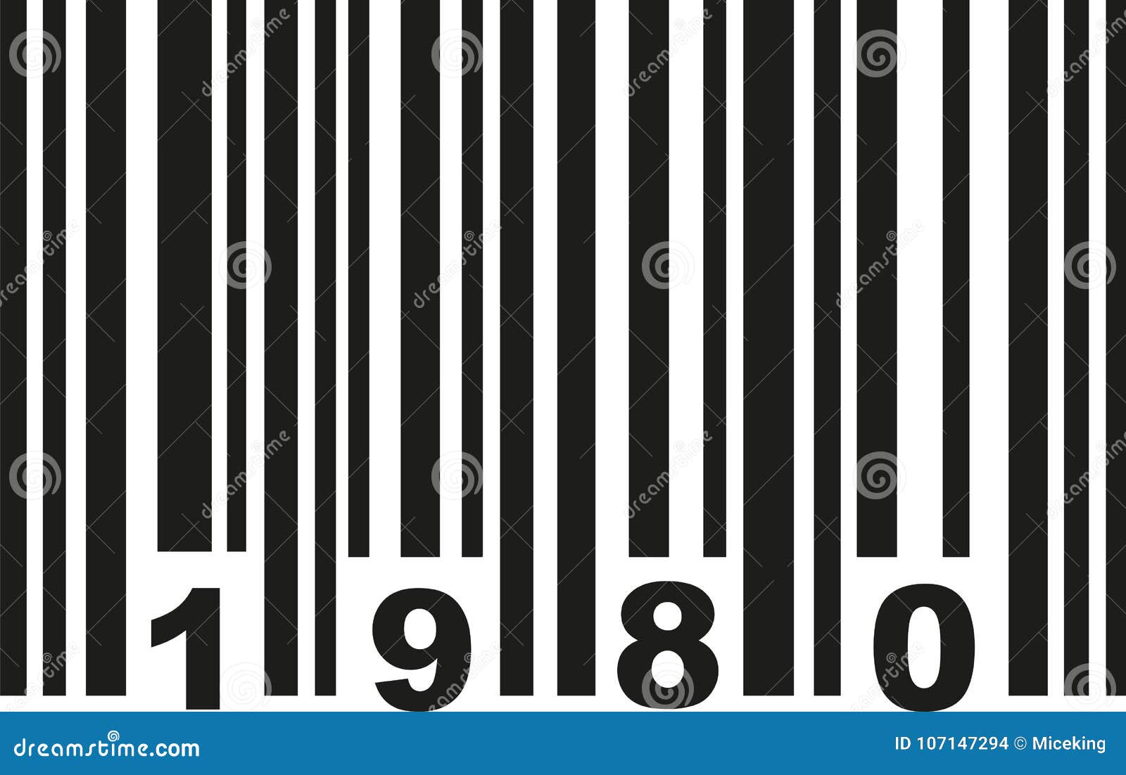 Barcode Birthday Clipart